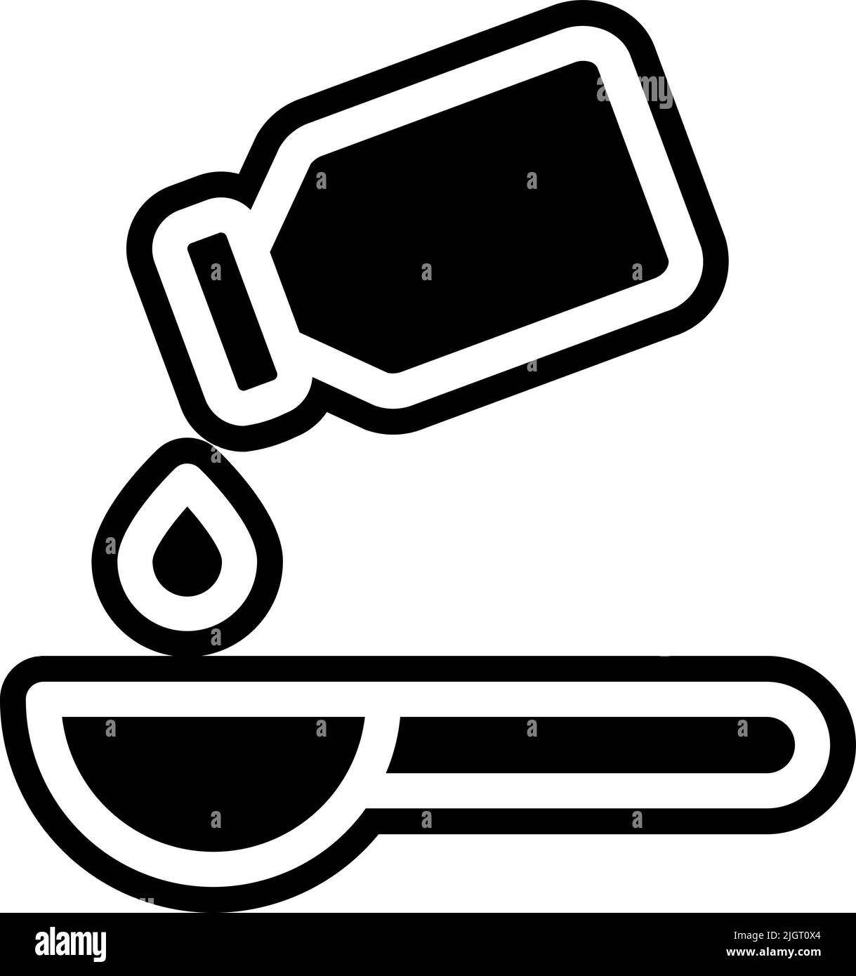 Healthy and medical syrup icon Stock Vector Image & Art - Alamy