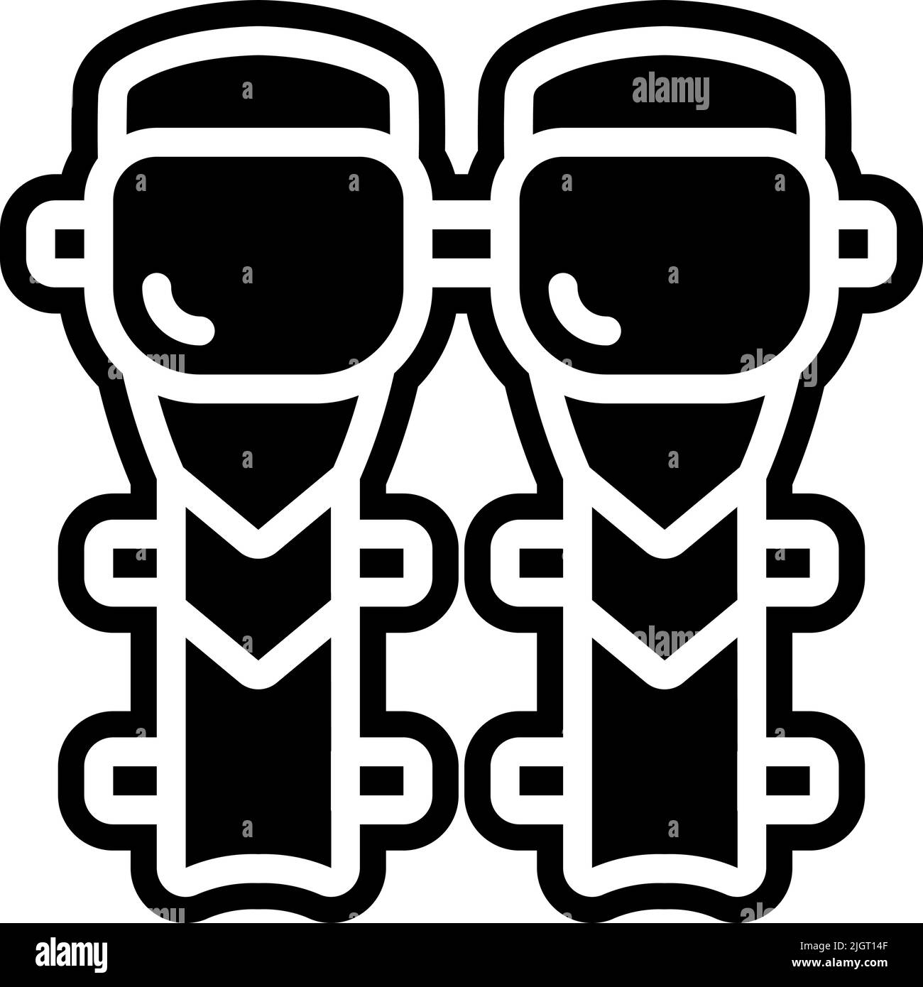 Knee equipment Black and White Stock Photos & Images - Alamy