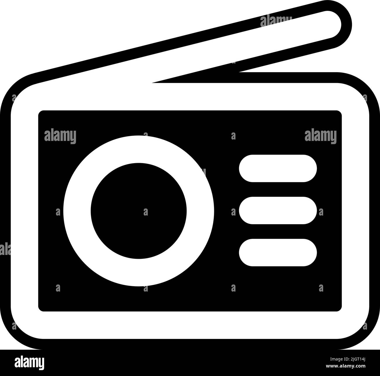 Interface radio icon Stock Vector Image & Art - Alamy