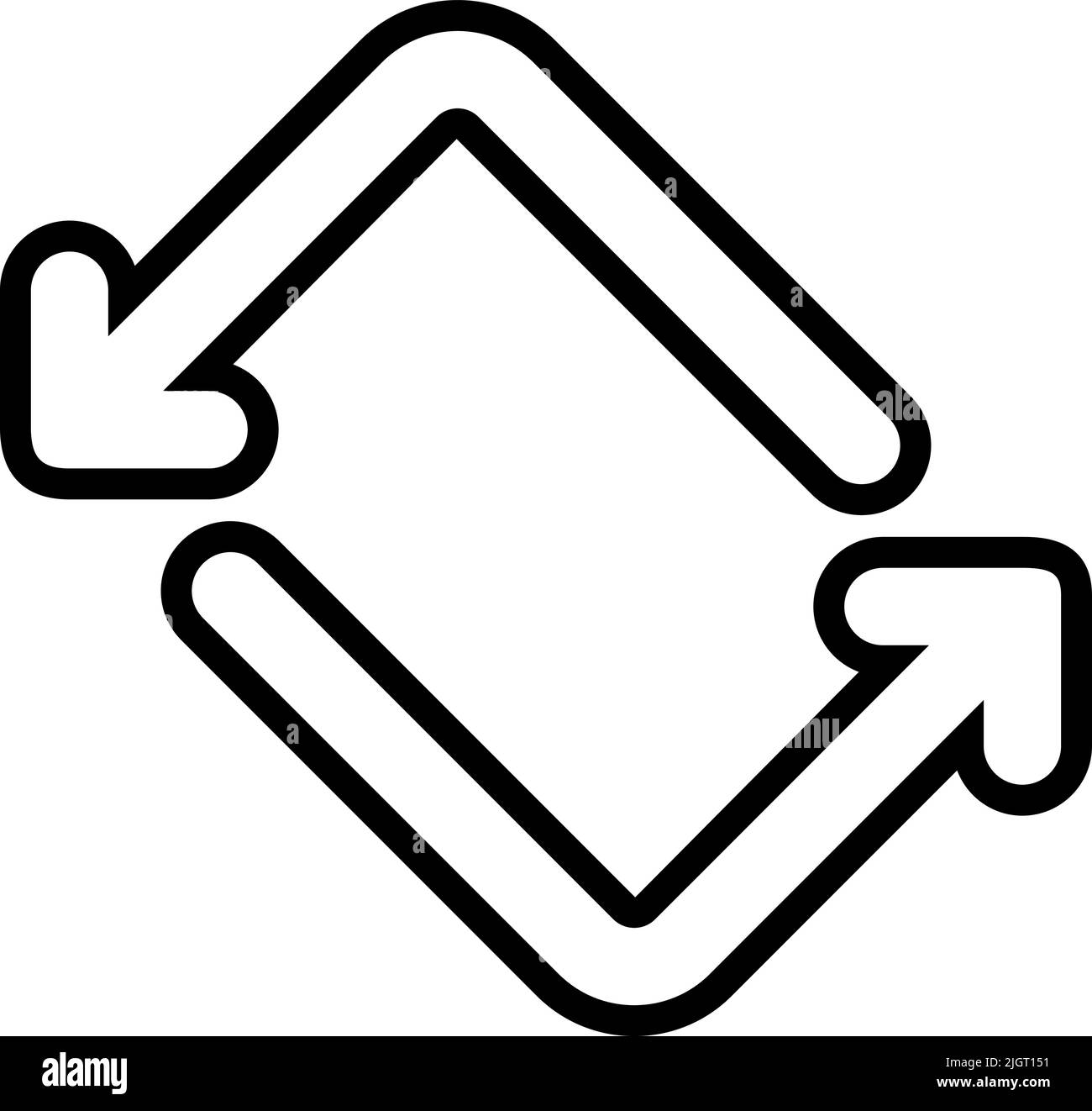 Interface rotate icon Stock Vector Image & Art - Alamy