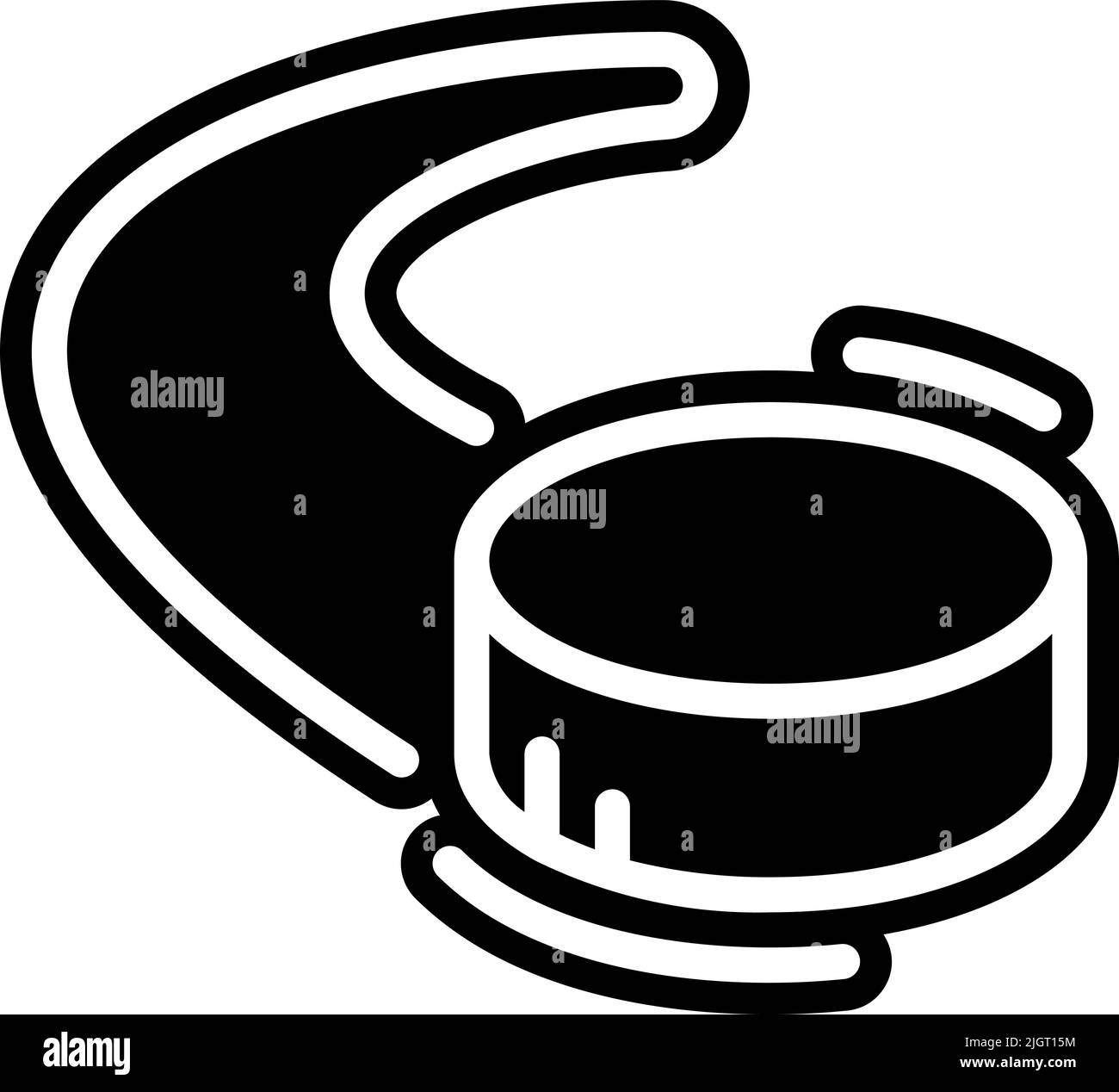 Puck sport Cut Out Stock Images & Pictures - Alamy