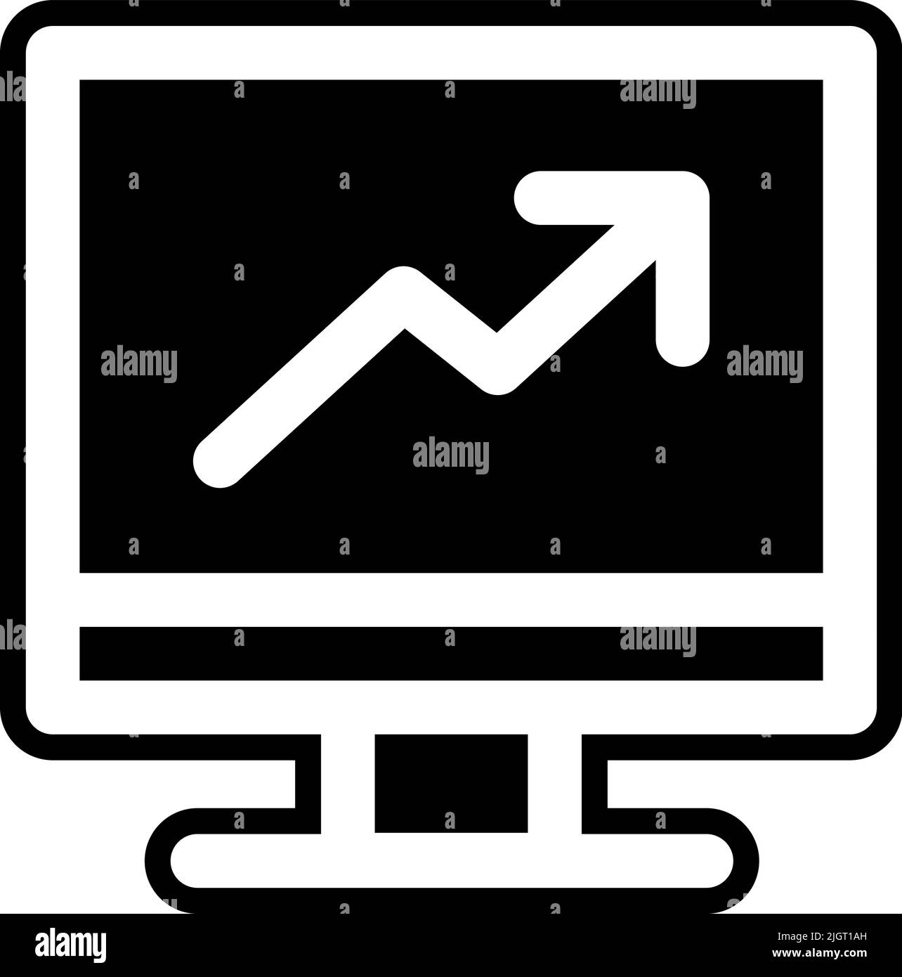 Marketing monitor icon Stock Vector Image & Art - Alamy