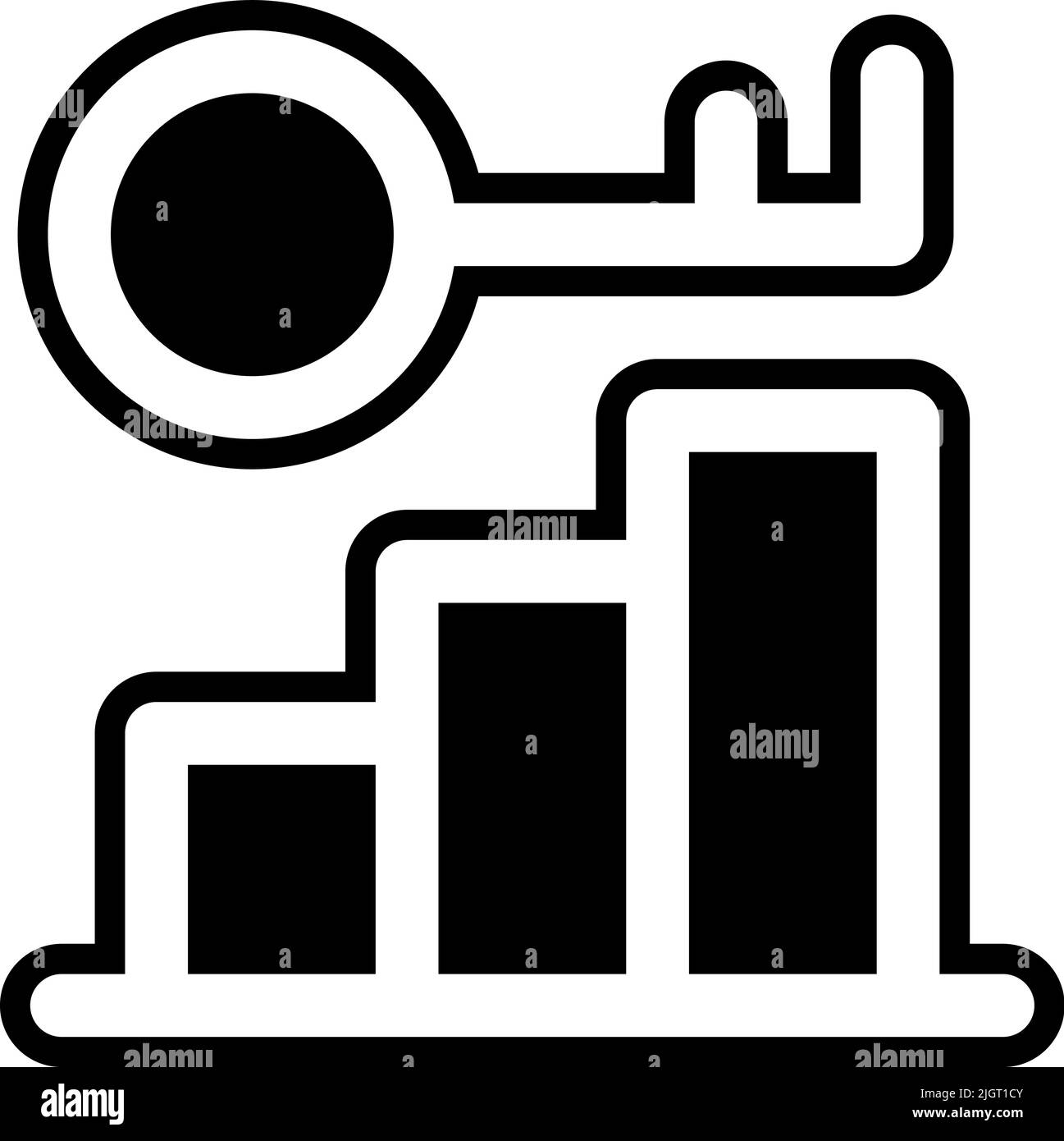 Marketing key to success icon Stock Vector Image & Art - Alamy