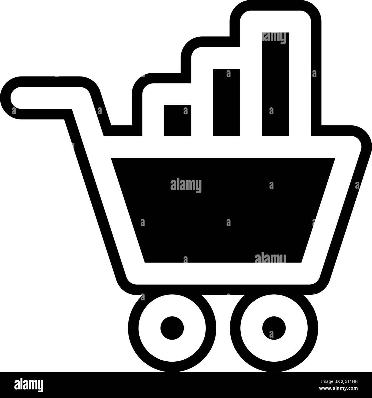 Marketing shopping cart icon Stock Vector Image & Art - Alamy