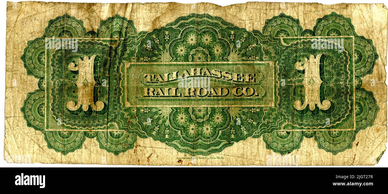 1800s one dollar bill hi-res stock photography and images - Alamy