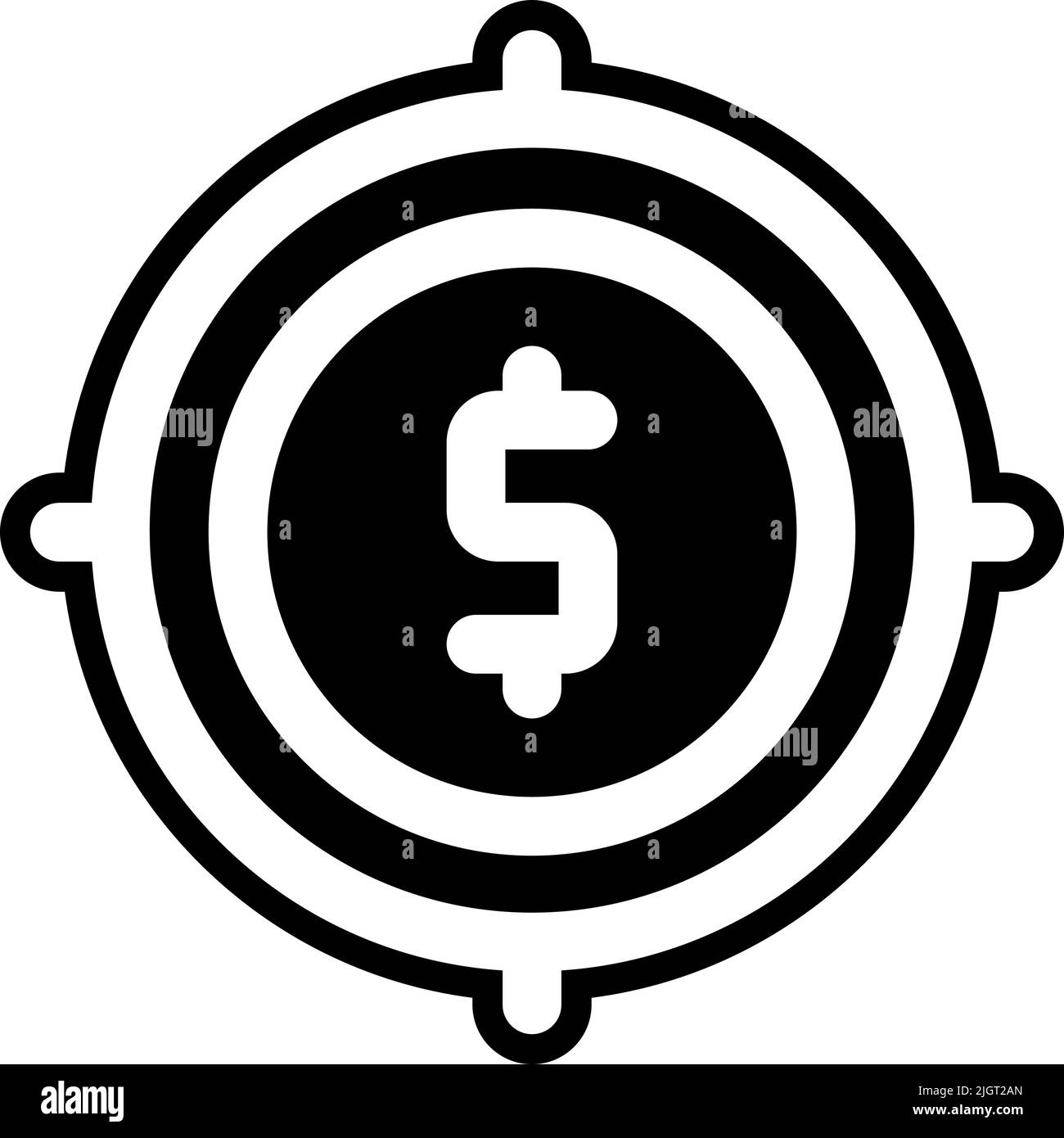 Money and finance target icon Stock Vector Image & Art - Alamy