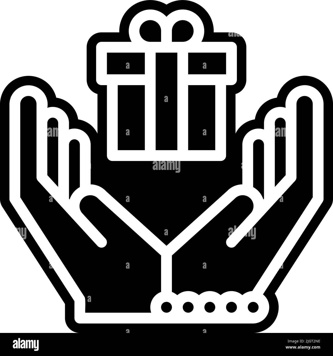 Gift box day flower Black and White Stock Photos & Images - Alamy