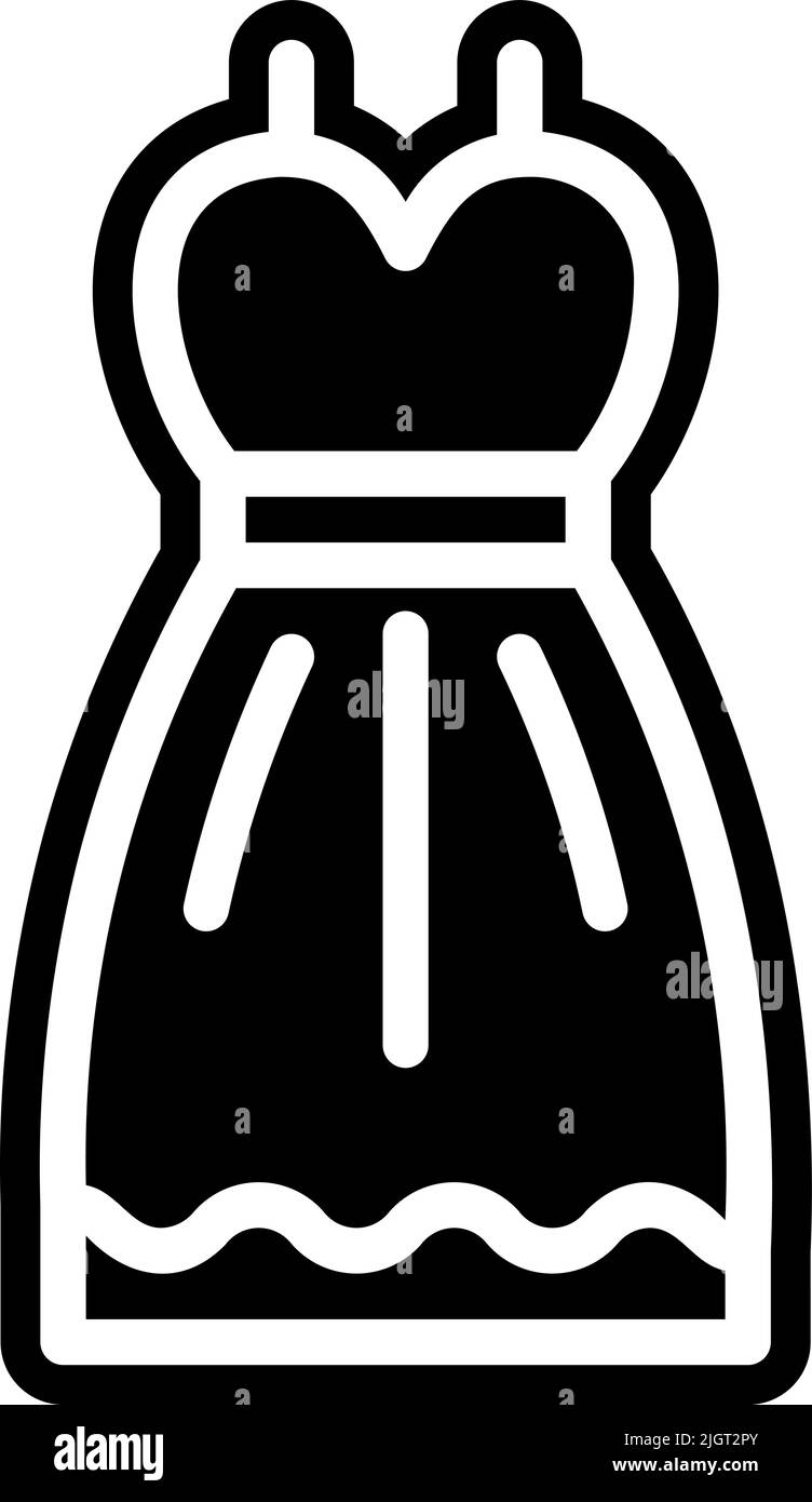 Baby dress icon Black and White Stock Photos & Images - Alamy