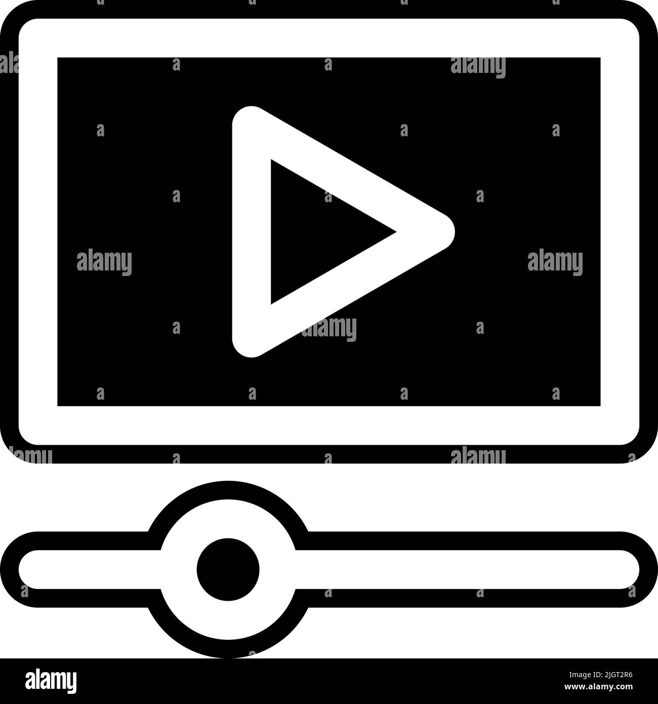 Multimedia video player icon Stock Vector Image & Art - Alamy