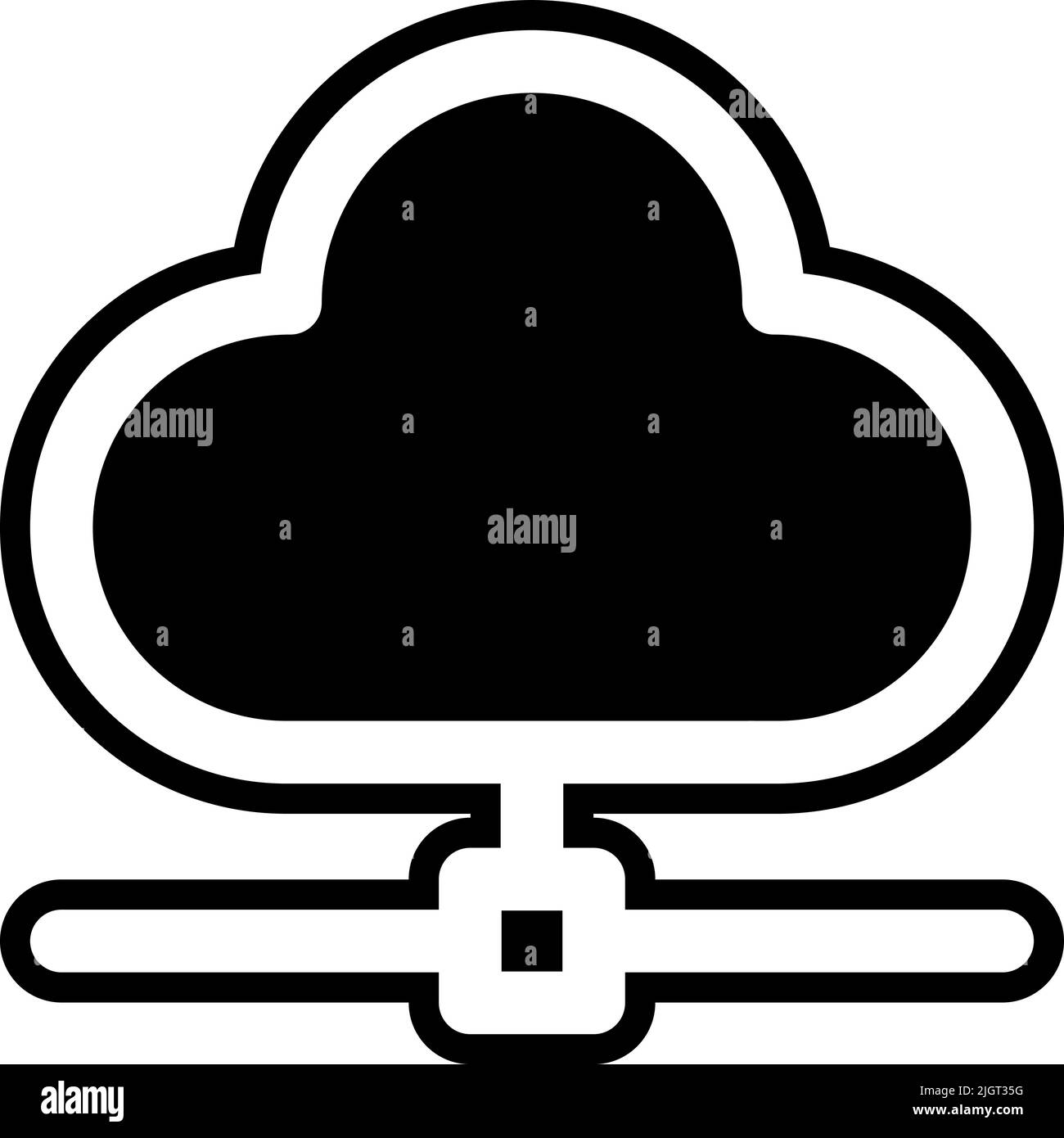 Multimedia cloud server icon Stock Vector Image & Art - Alamy
