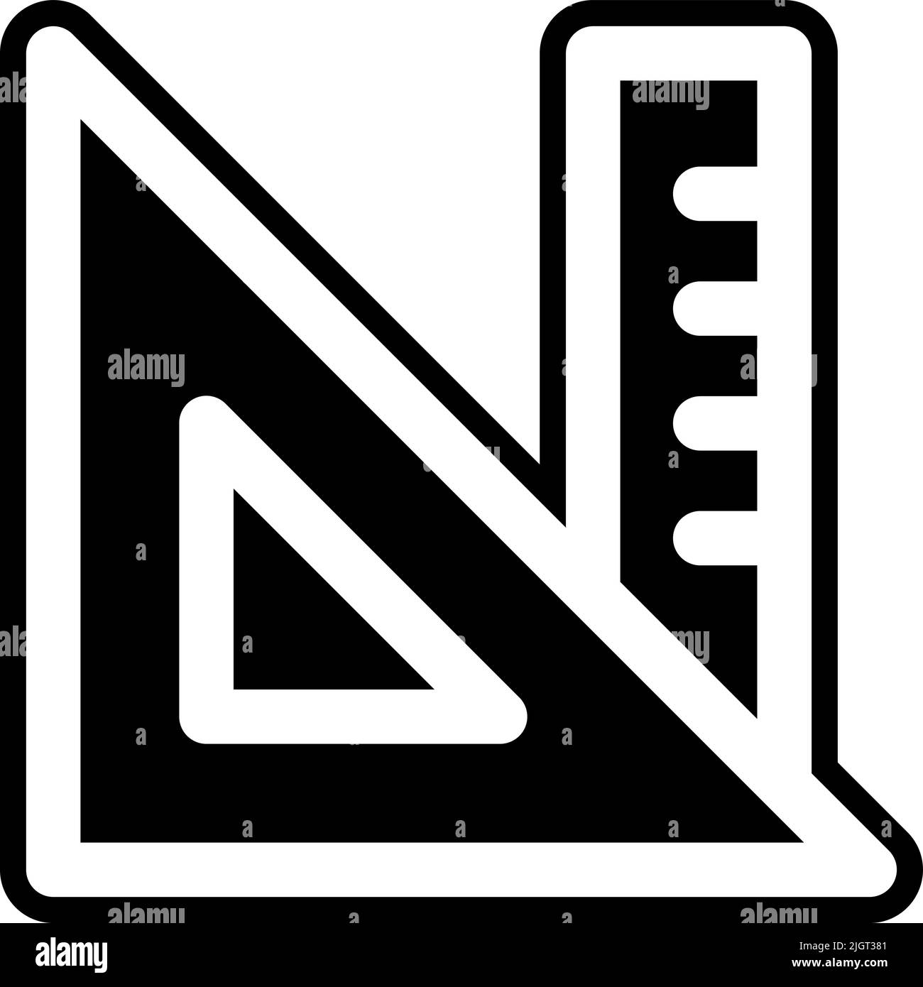 Office material ruler icon Stock Vector Image & Art - Alamy