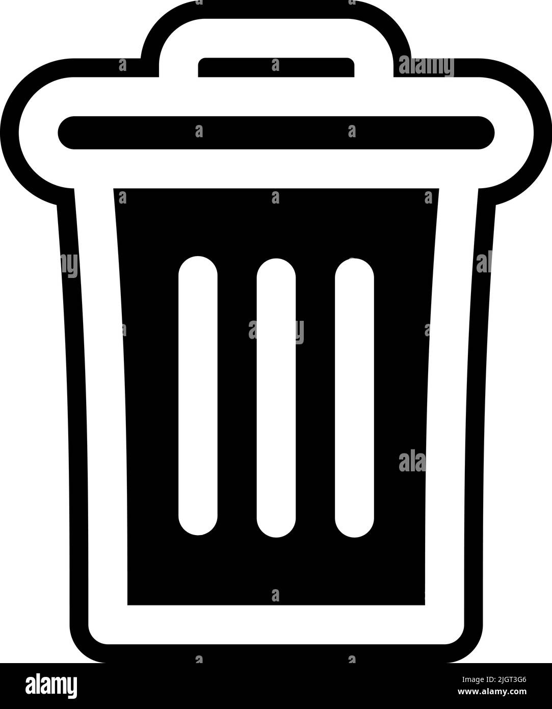 Office material trash bin icon Stock Vector Image & Art - Alamy