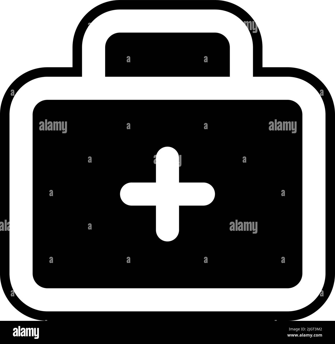 Medical doodle set stethoscope Black and White Stock Photos & Images ...