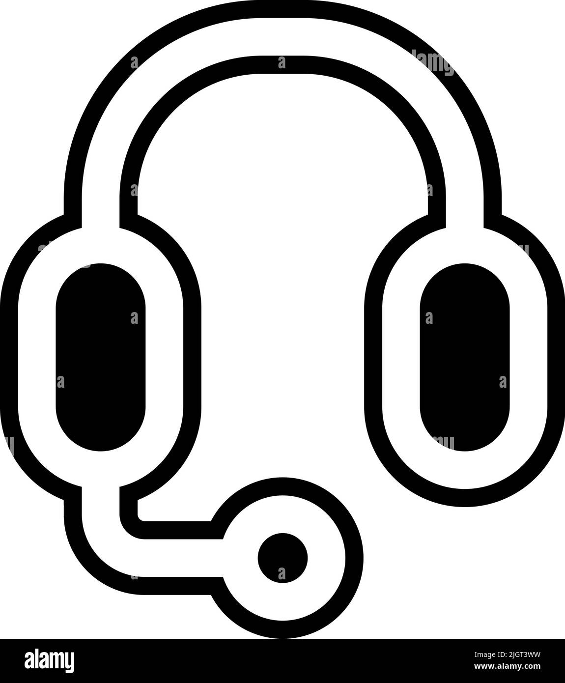 Businessman with headset Black and White Stock Photos & Images - Alamy