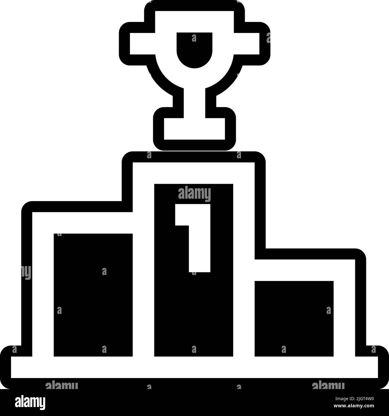 Podium icon outline style Stock Vector Images - Alamy