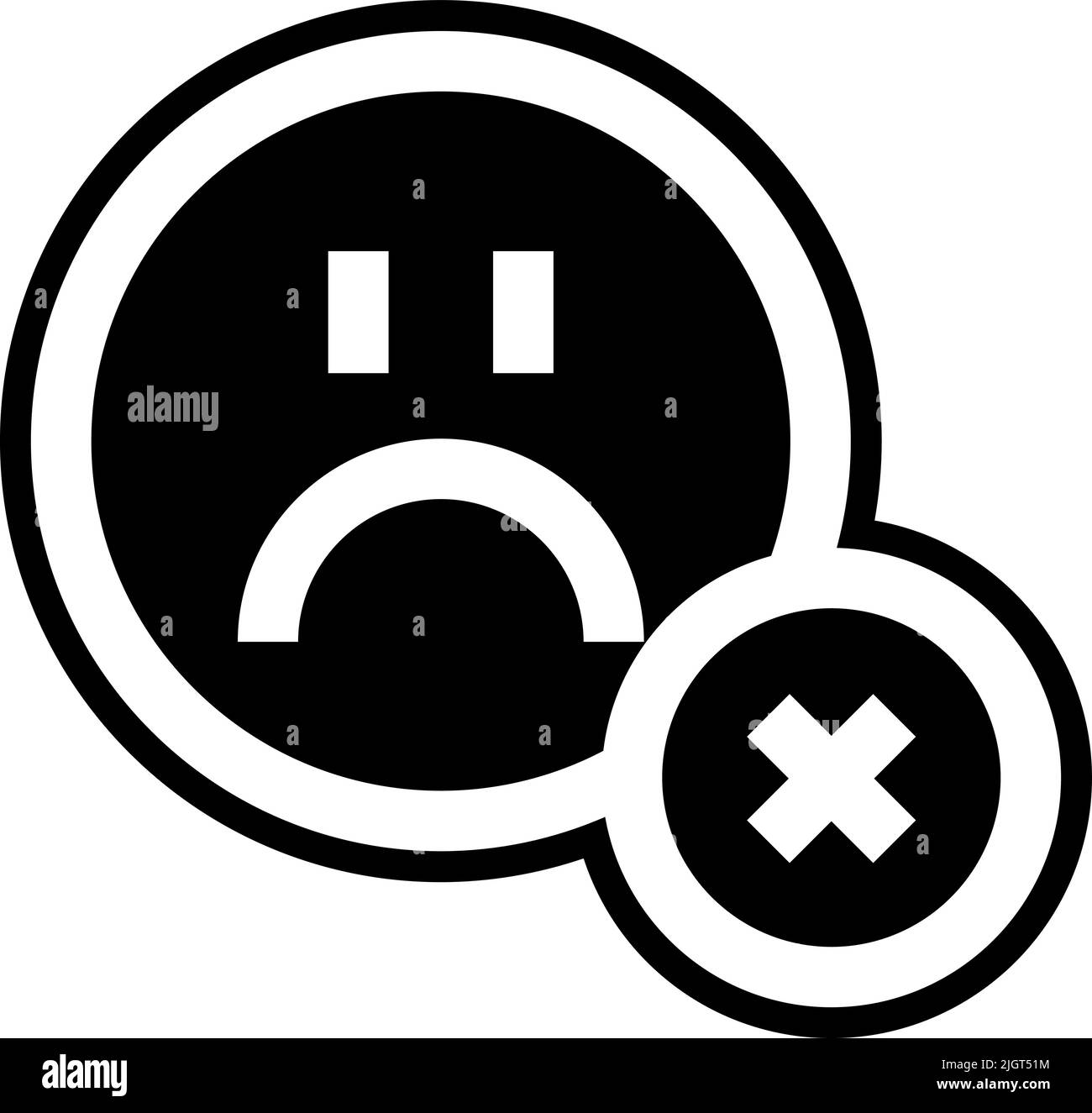 Rating validation bad review icon Stock Vector Image & Art - Alamy