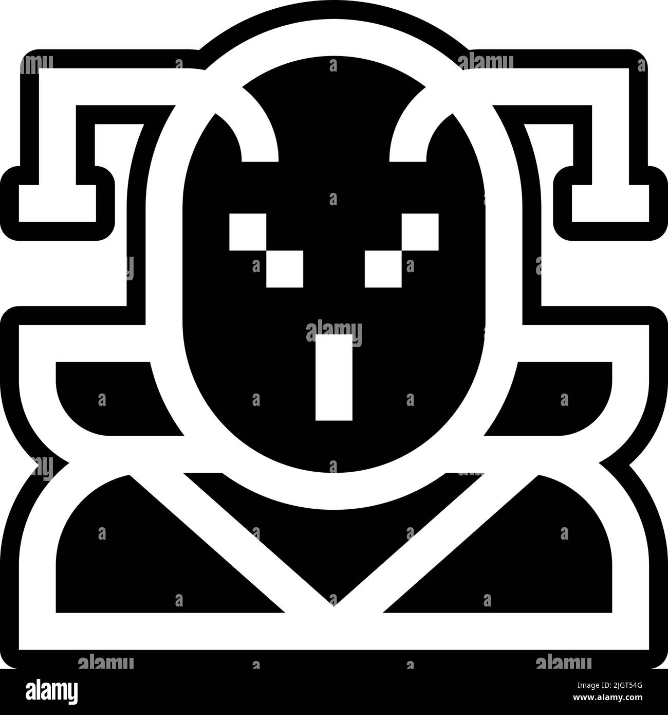 Science avatars alien icon Stock Vector Image & Art - Alamy