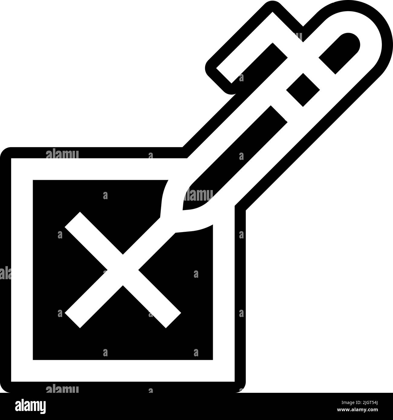 Denied icon Black and White Stock Photos & Images - Alamy