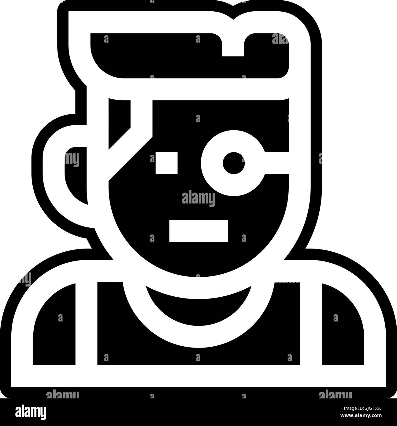 Science avatars cyborg icon Stock Vector Image & Art - Alamy