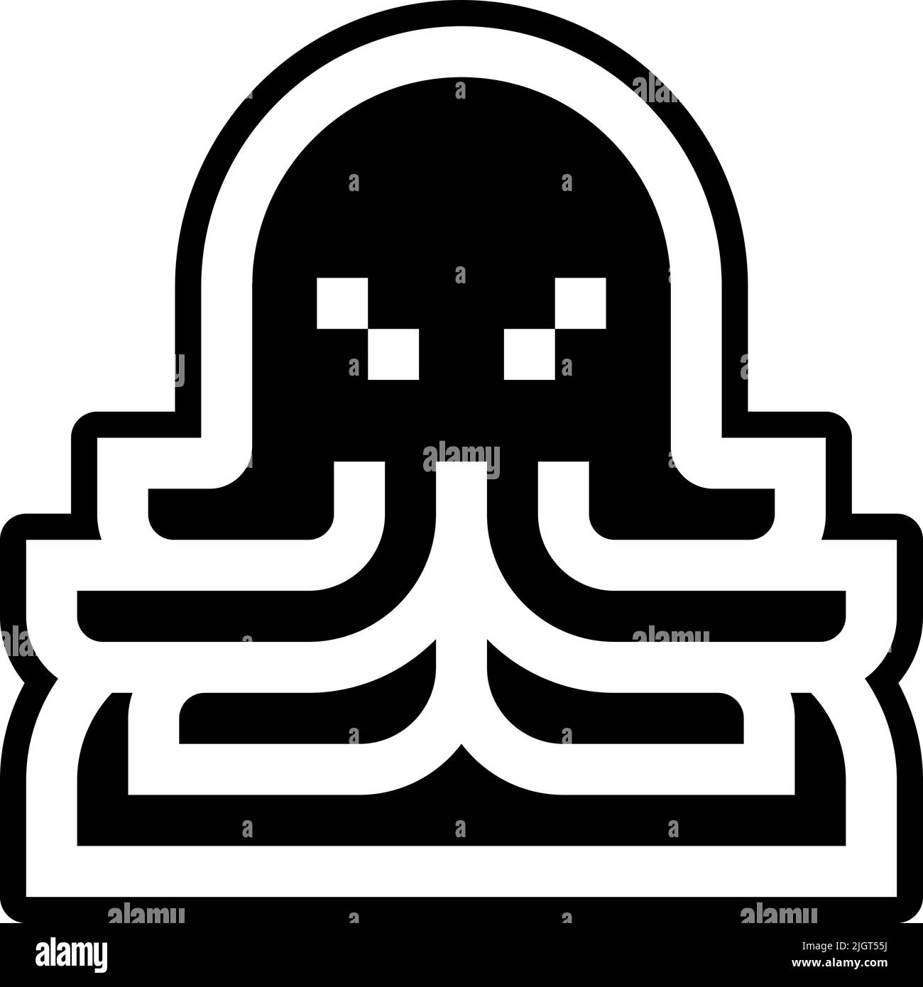 Science avatars alien icon Stock Vector Image & Art - Alamy