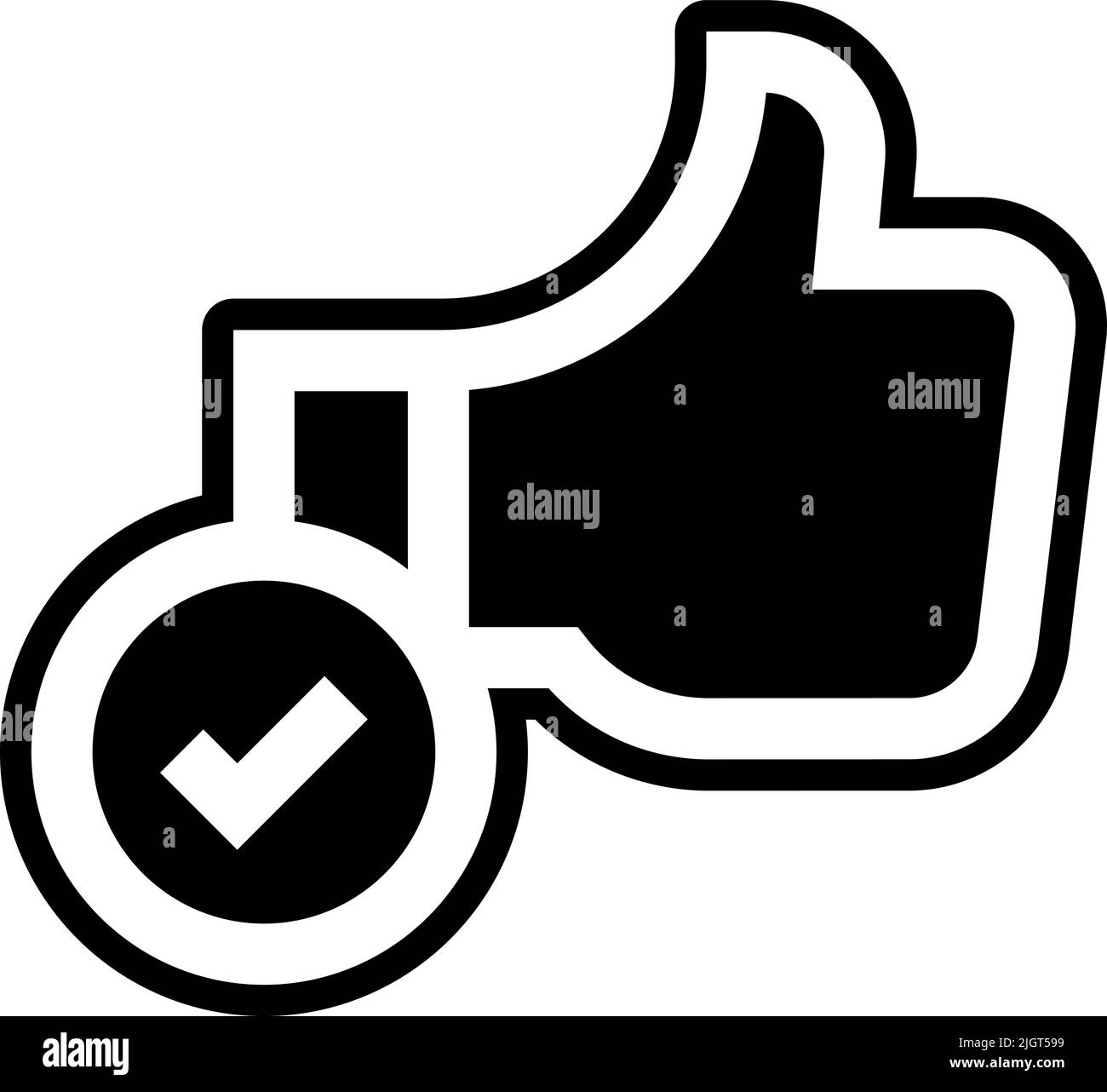 Rating validation check icon Stock Vector Image & Art - Alamy