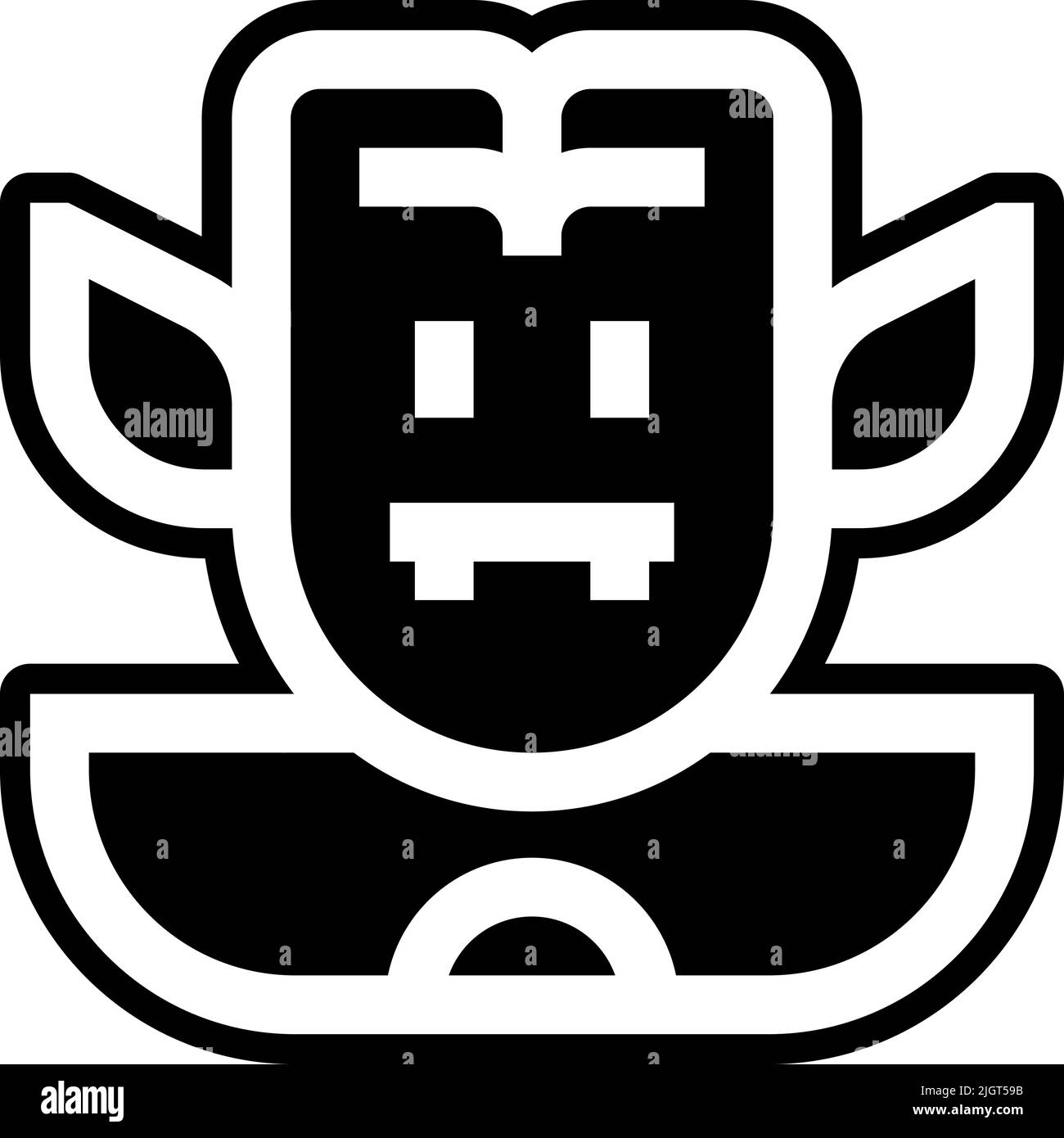 Science avatars alien icon Stock Vector Image & Art - Alamy