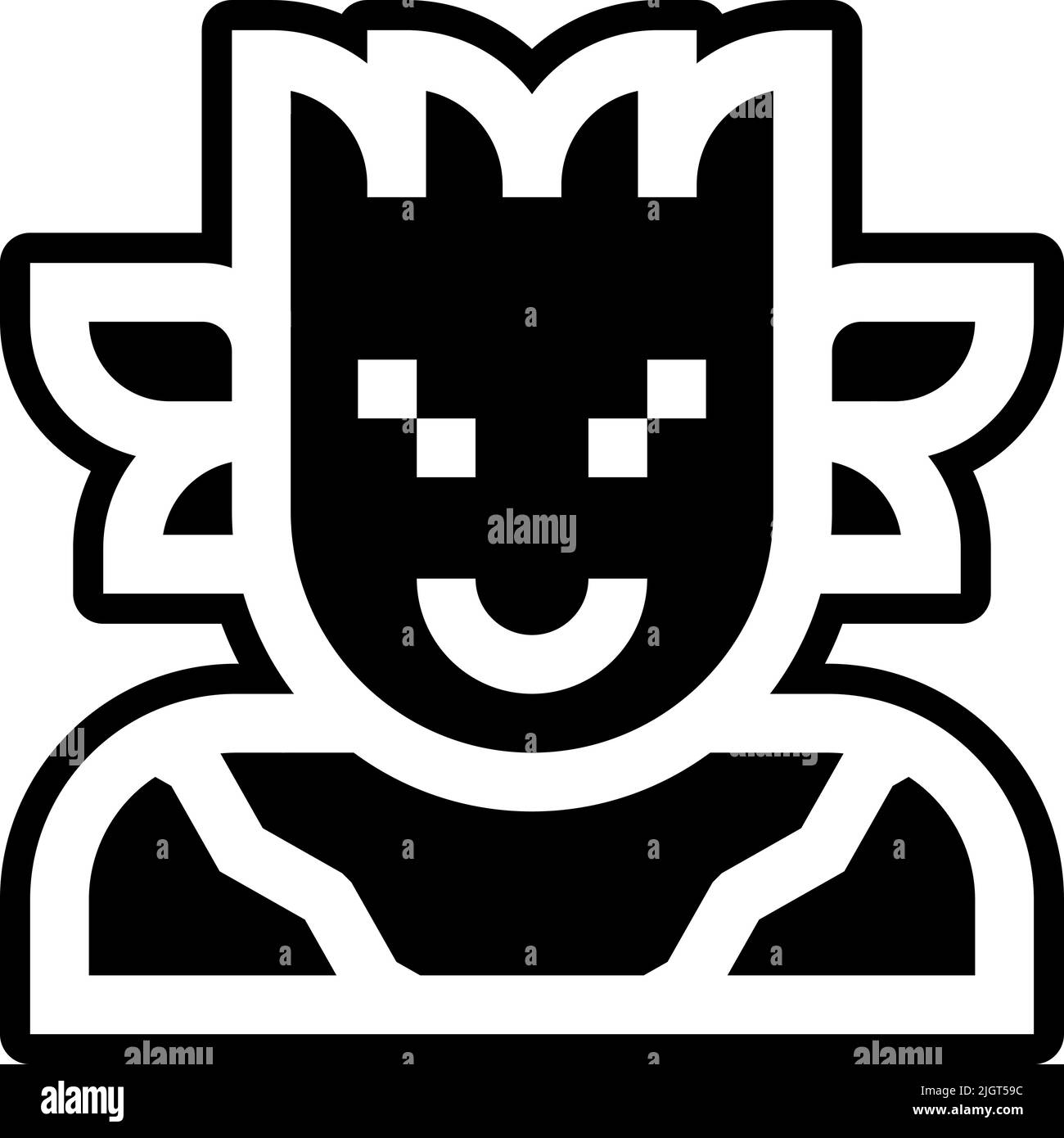 Science avatars alien icon Stock Vector Image & Art - Alamy