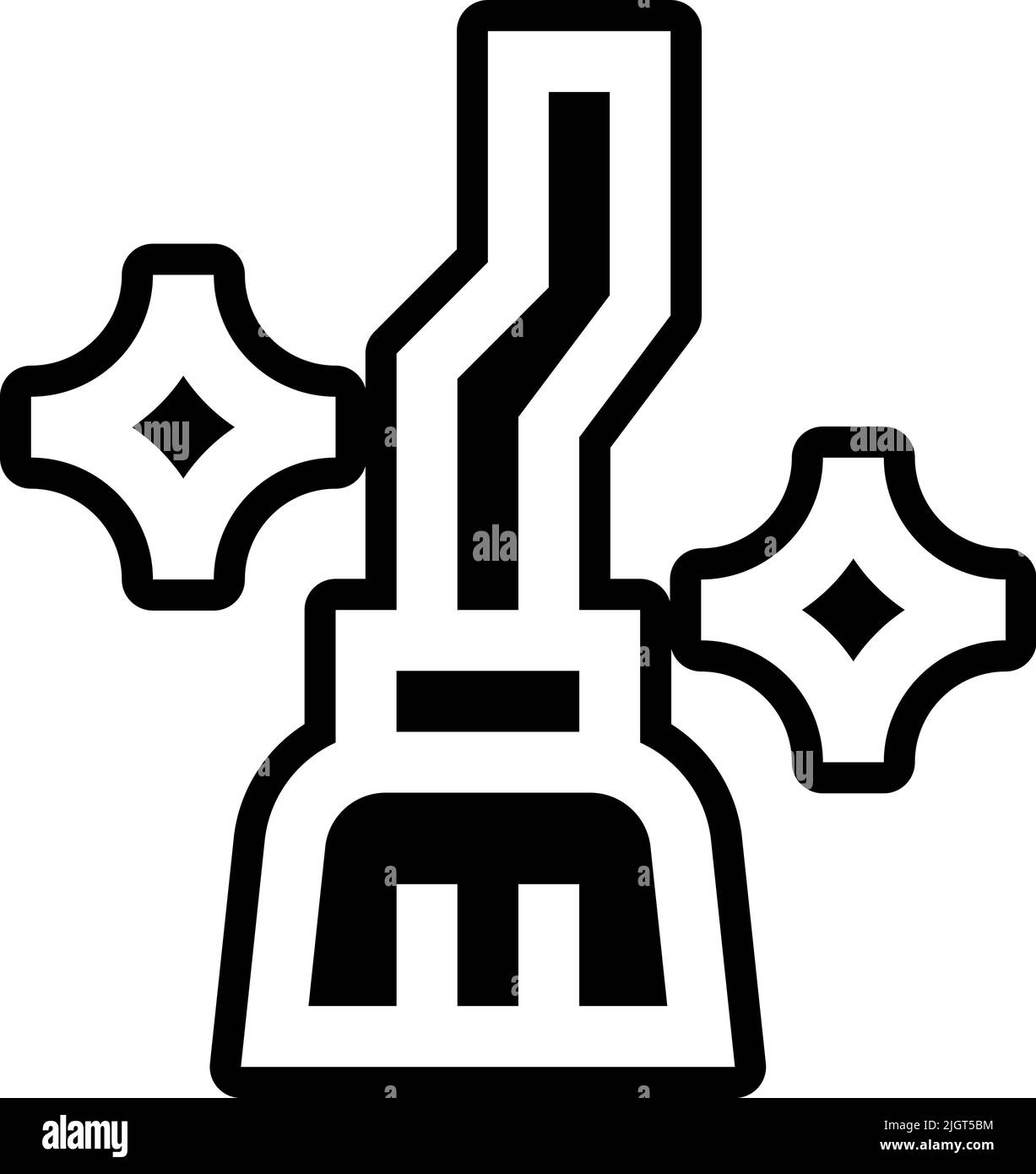 Magical book icon linear Stock Vector Images - Alamy