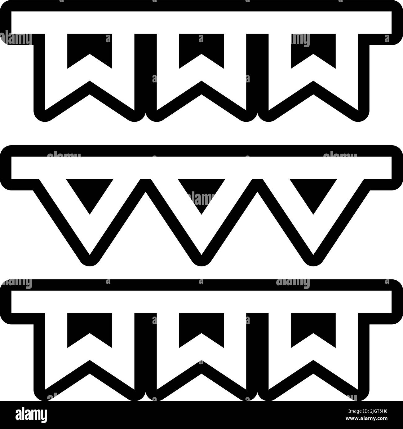 Shows garland icon Stock Vector Image & Art - Alamy