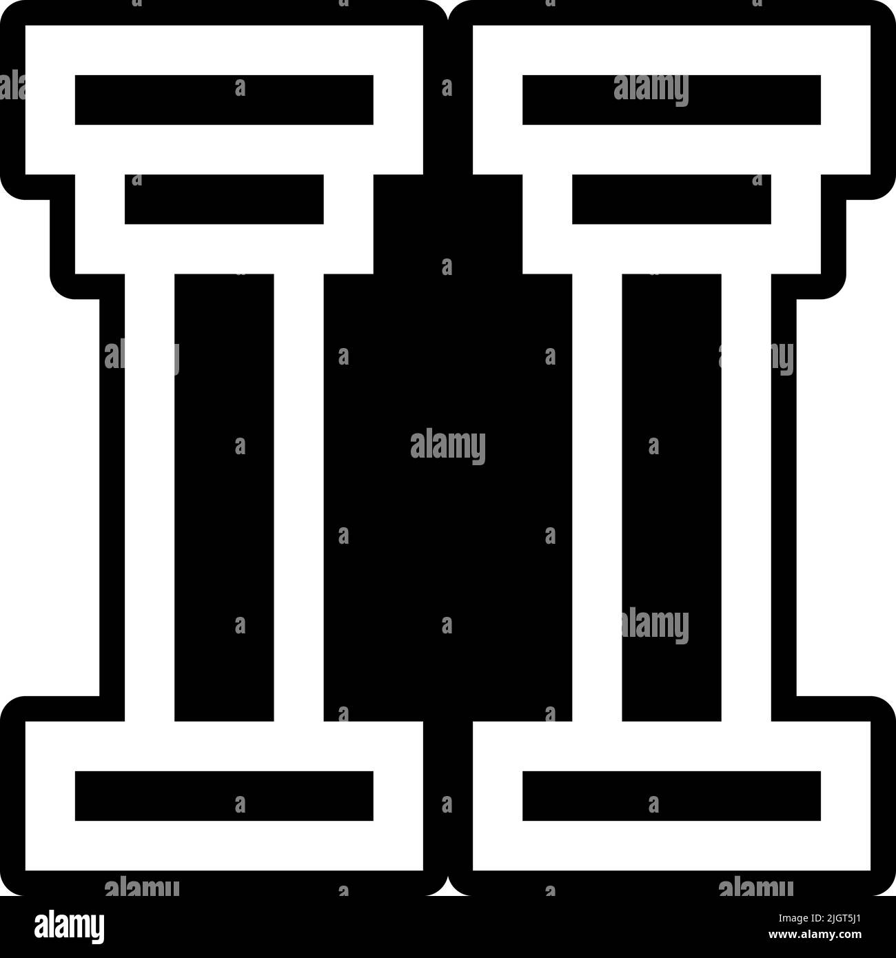 Column design Black and White Stock Photos & Images - Alamy