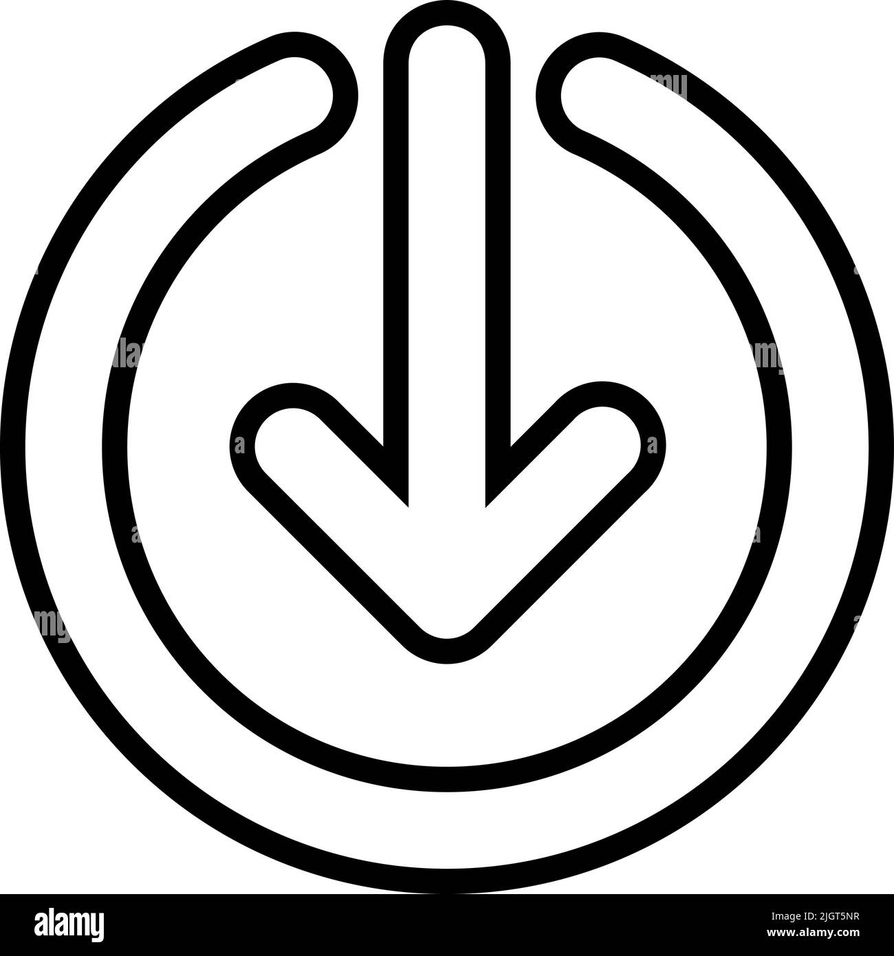 User interface downloads icon Stock Vector Image & Art - Alamy