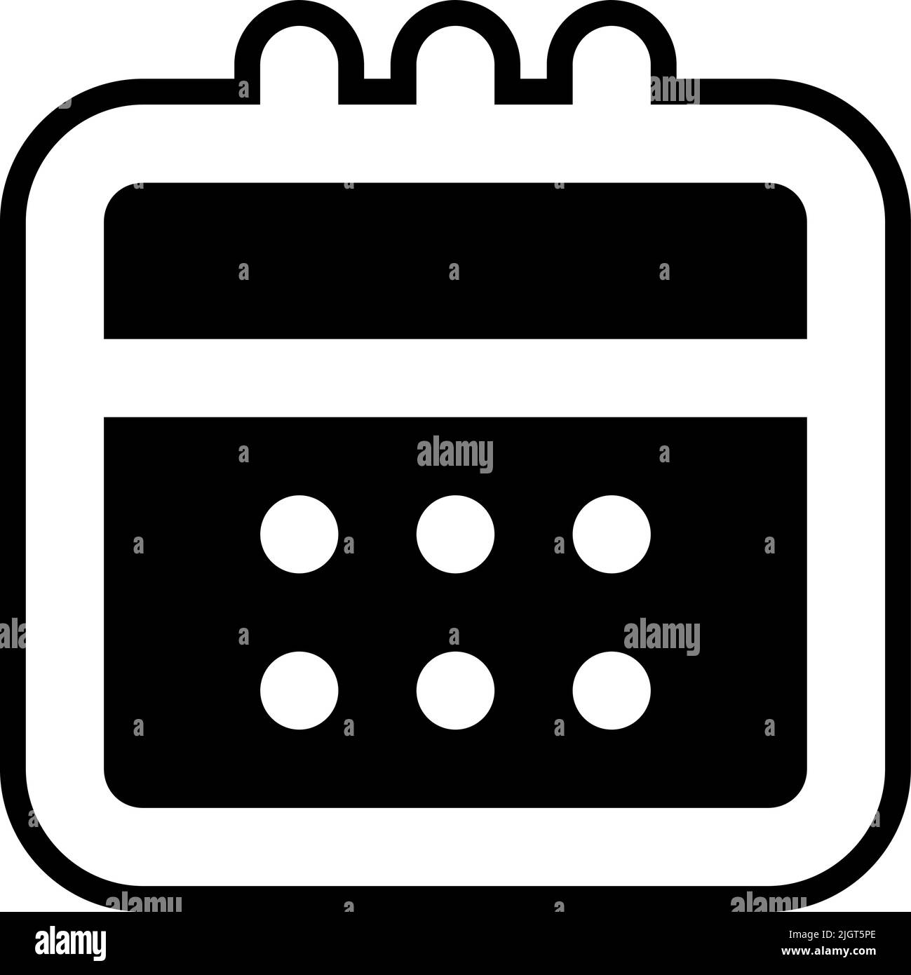 Glyph with date hi-res stock photography and images - Alamy