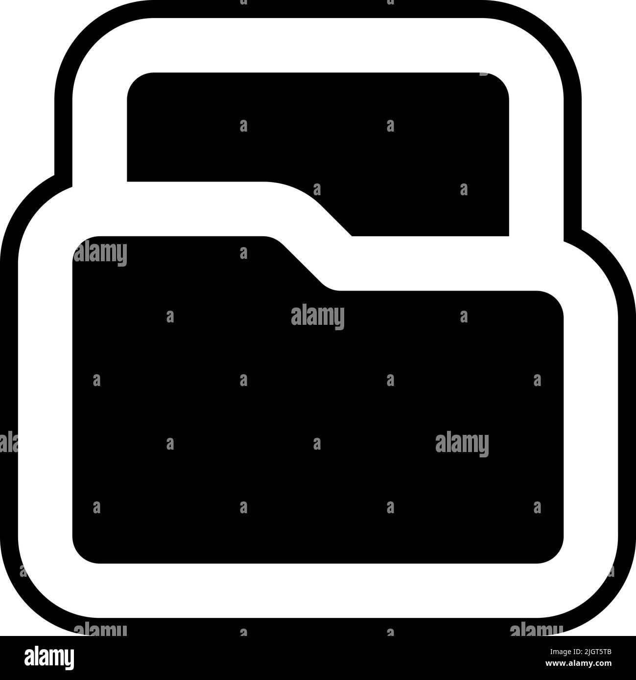 User interface folders icon Stock Vector Image & Art - Alamy