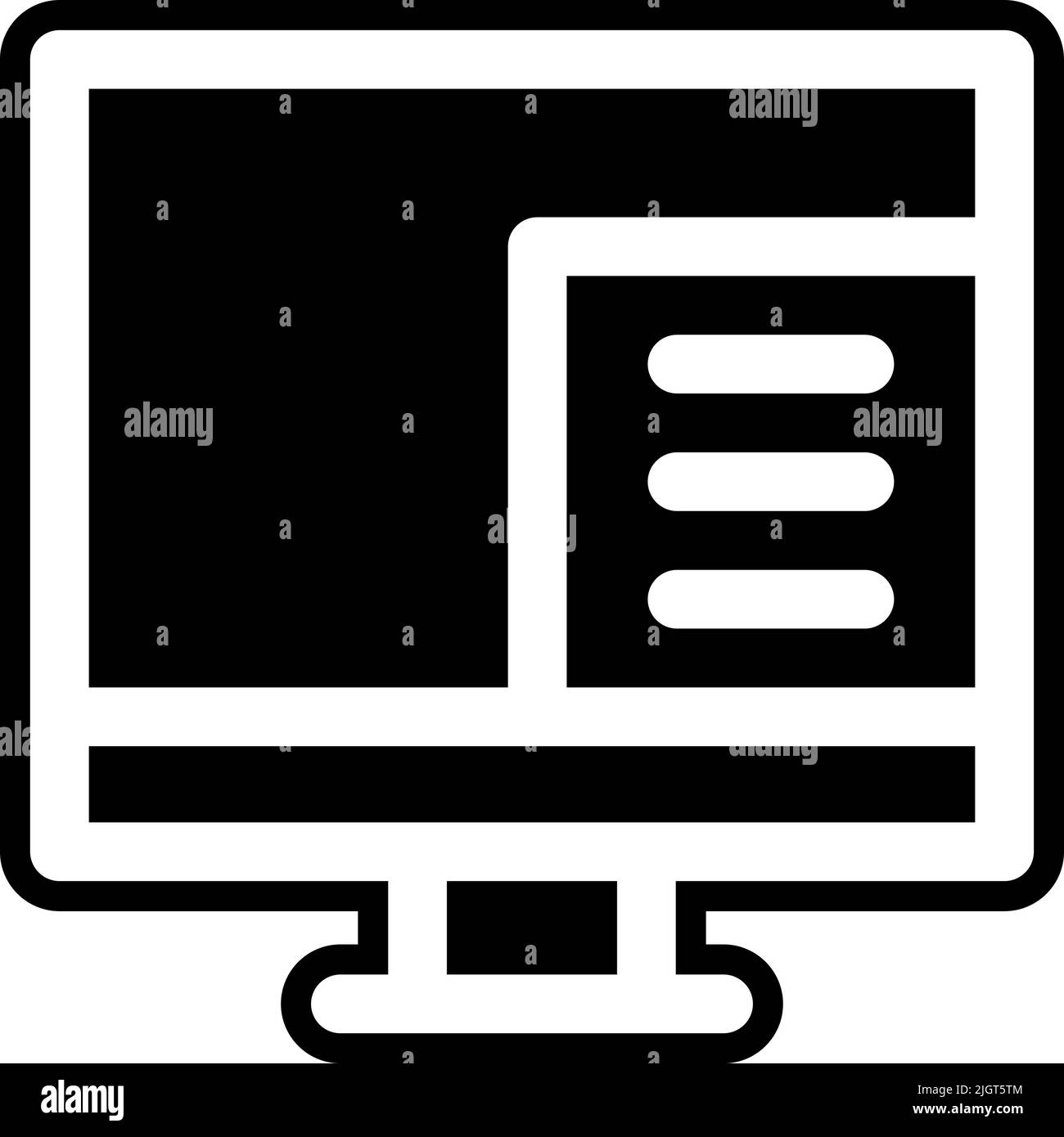Web development pop up icon Stock Vector Image & Art - Alamy