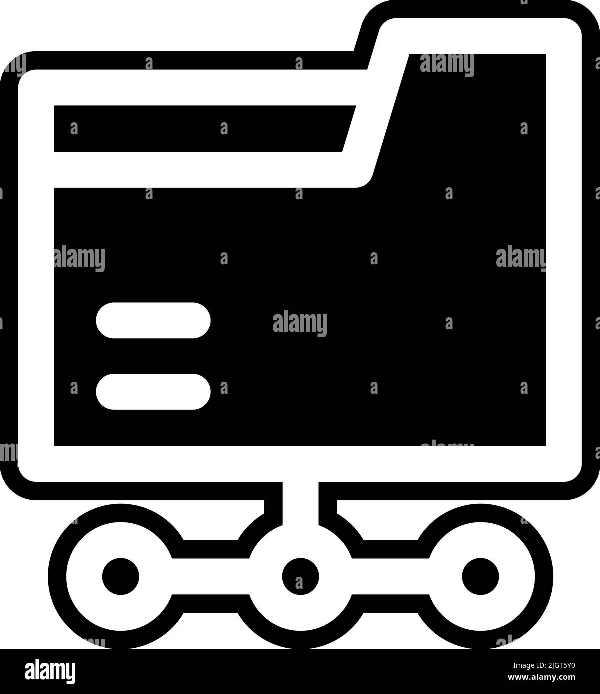 Web development folder icon Stock Vector Image & Art - Alamy