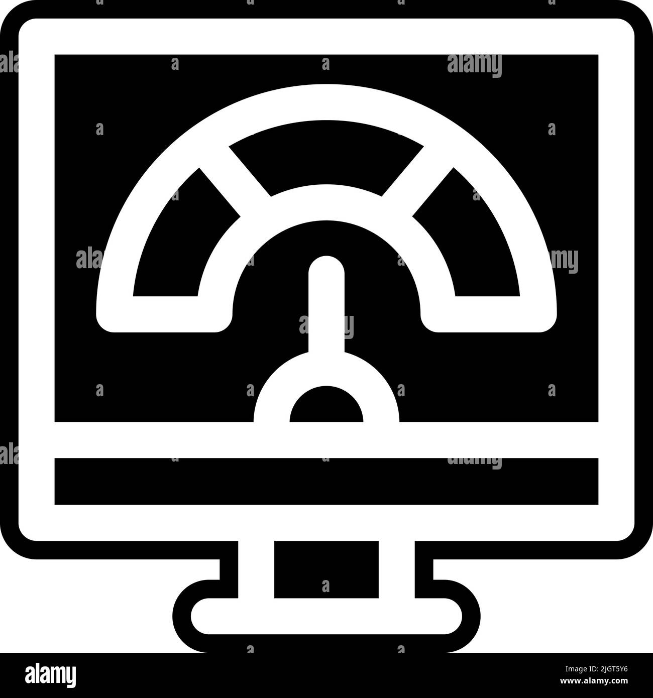 Web development speedometer icon Stock Vector Image & Art - Alamy