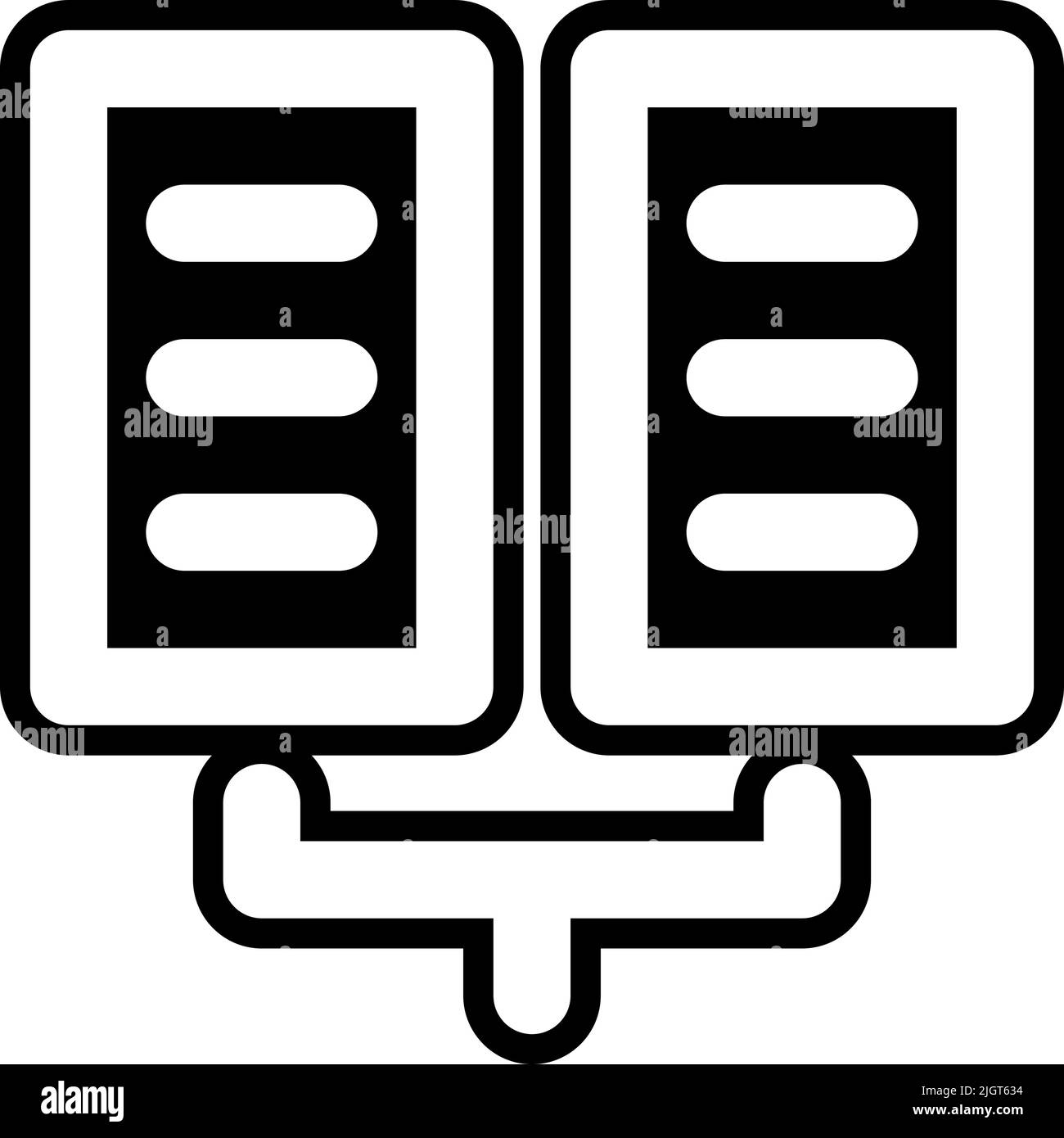 Web services server icon Stock Vector Image & Art - Alamy