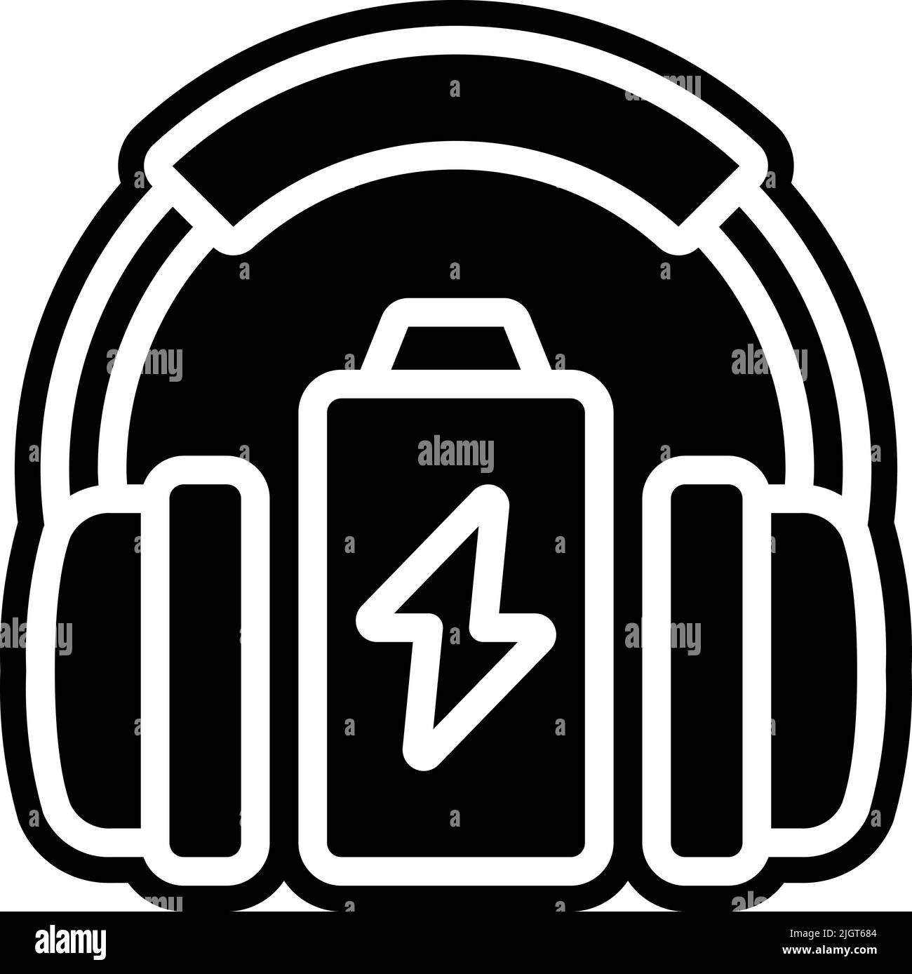 Wireless audio headphones icon Stock Vector Image & Art - Alamy