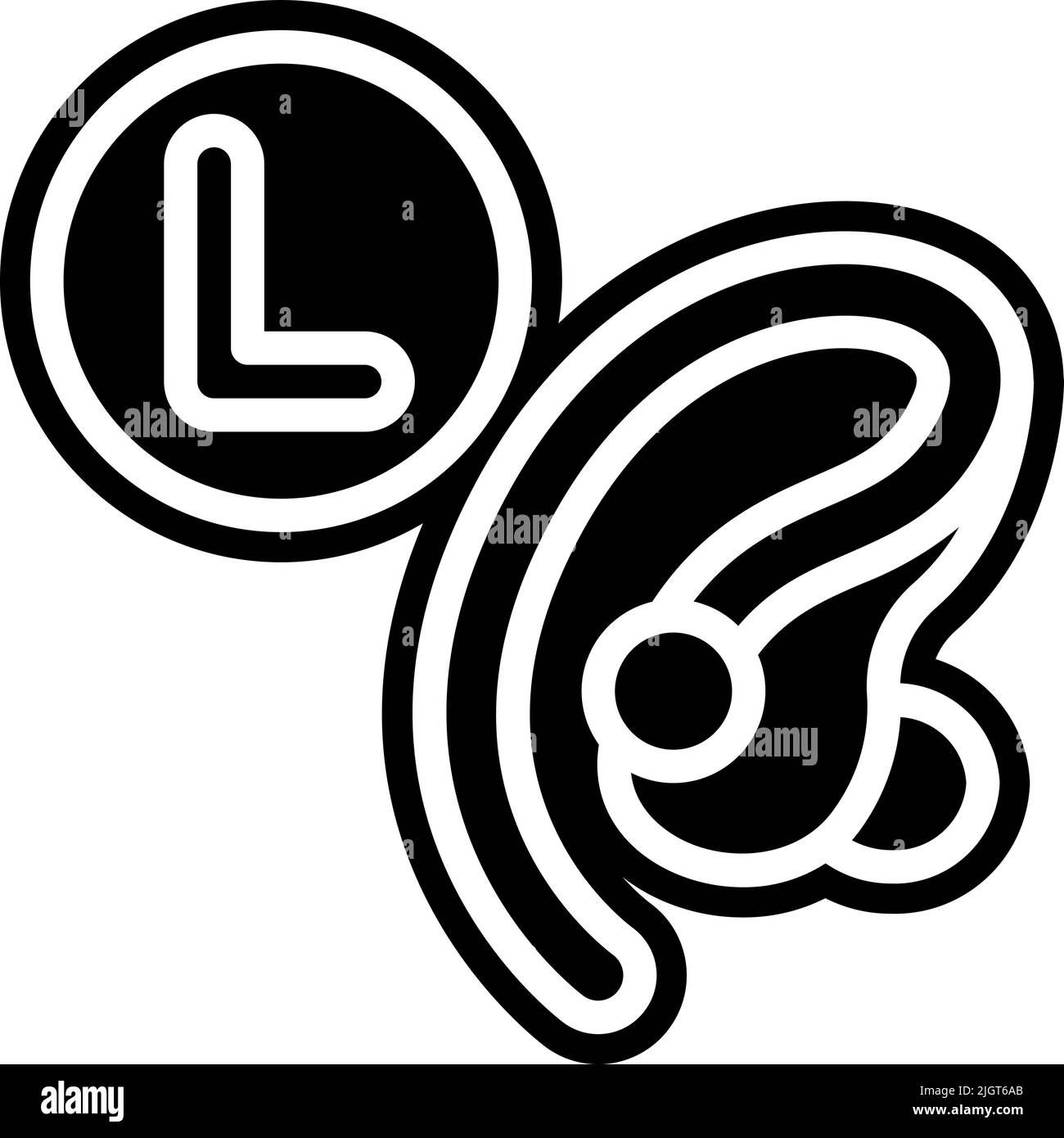 Black earbud Stock Vector Images - Alamy