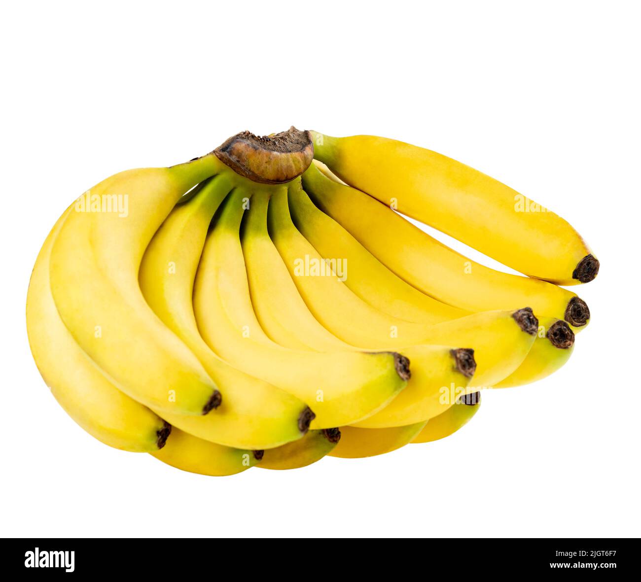 Bananas isolated over white background Stock Photo - Alamy