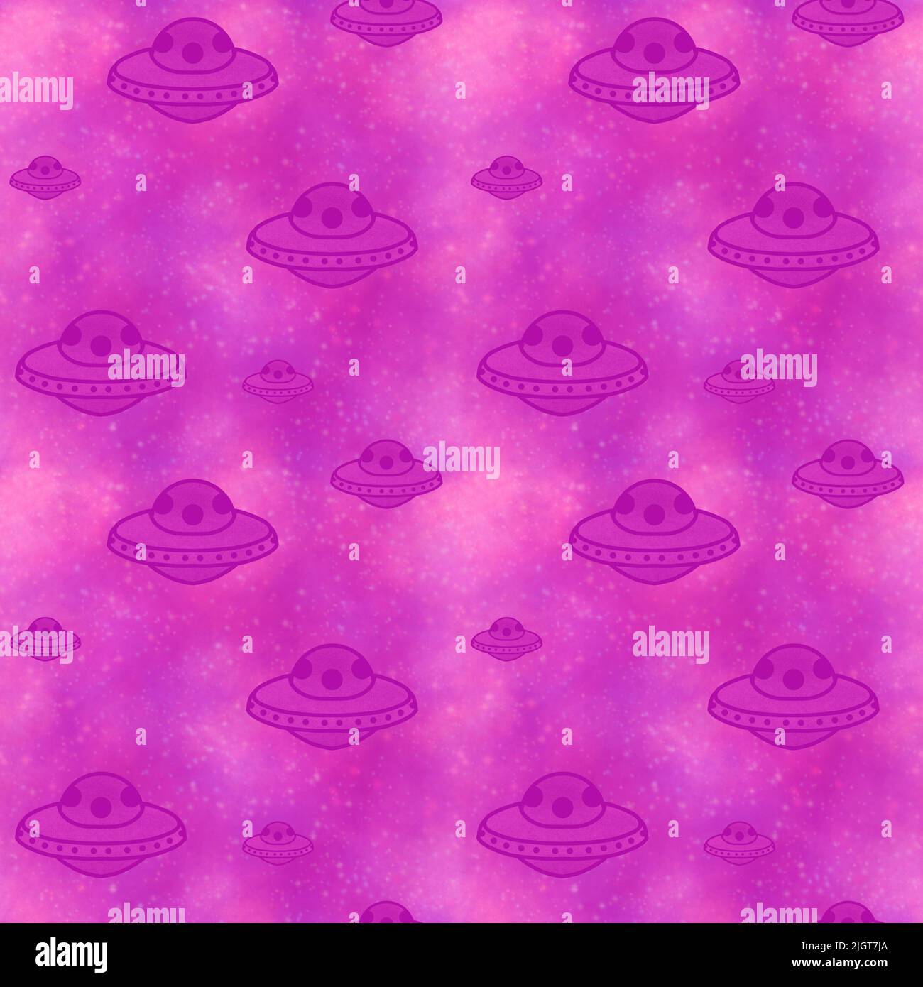 Spaceship seamless ufo pattern for kids and clothes print and ...