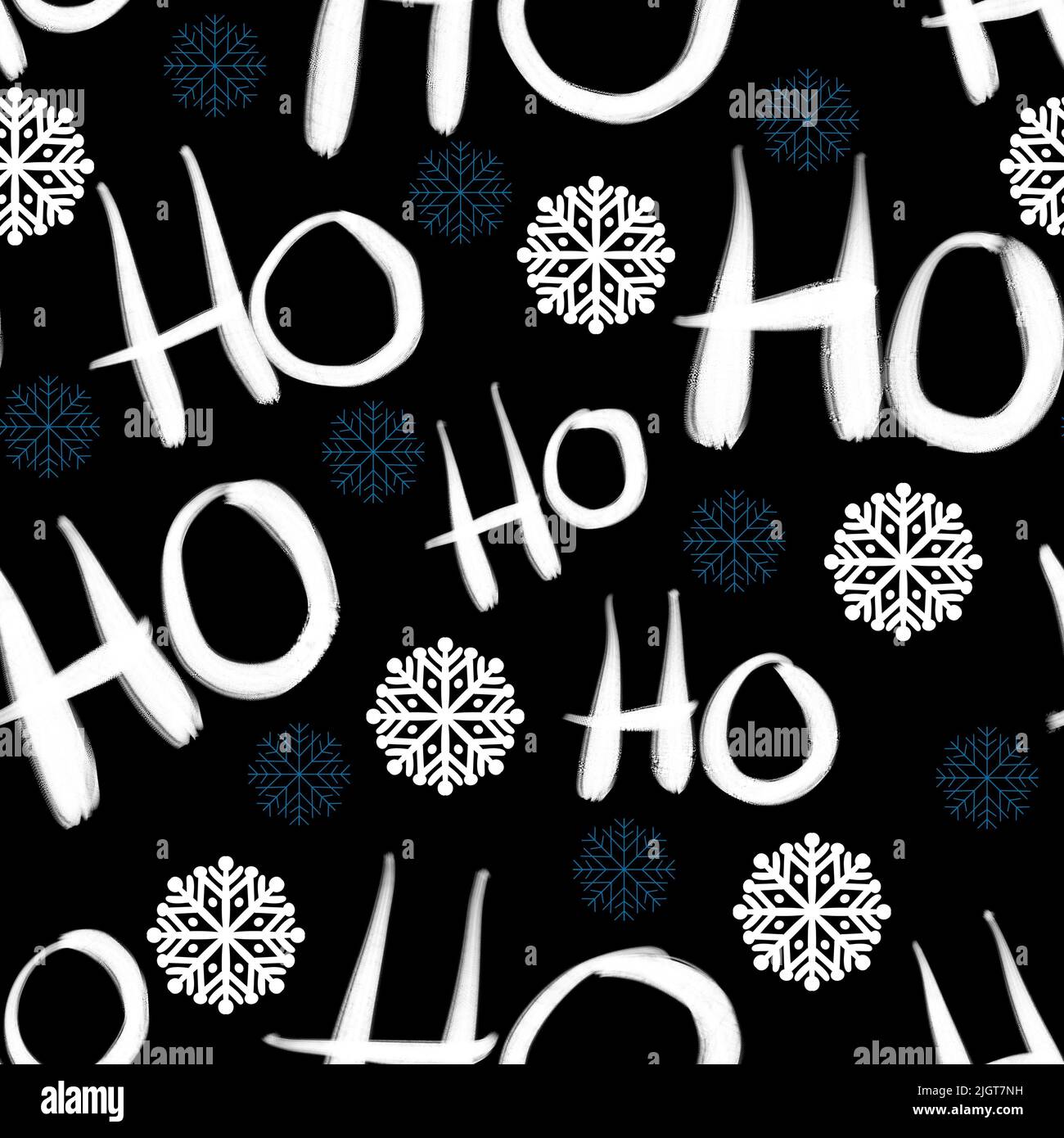 Christmas seamless Santa ho ho ho pattern for new year gifts and ...