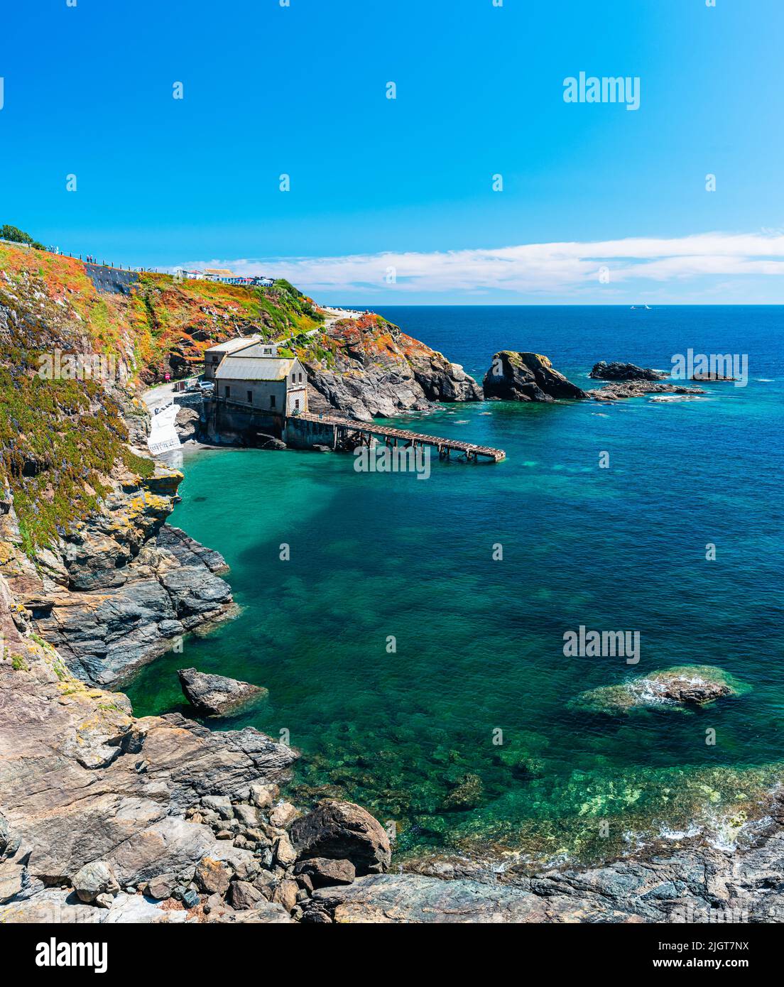 Old Lifeboat Station, Lizard Point, Helston, Cornwall, England Stock ...