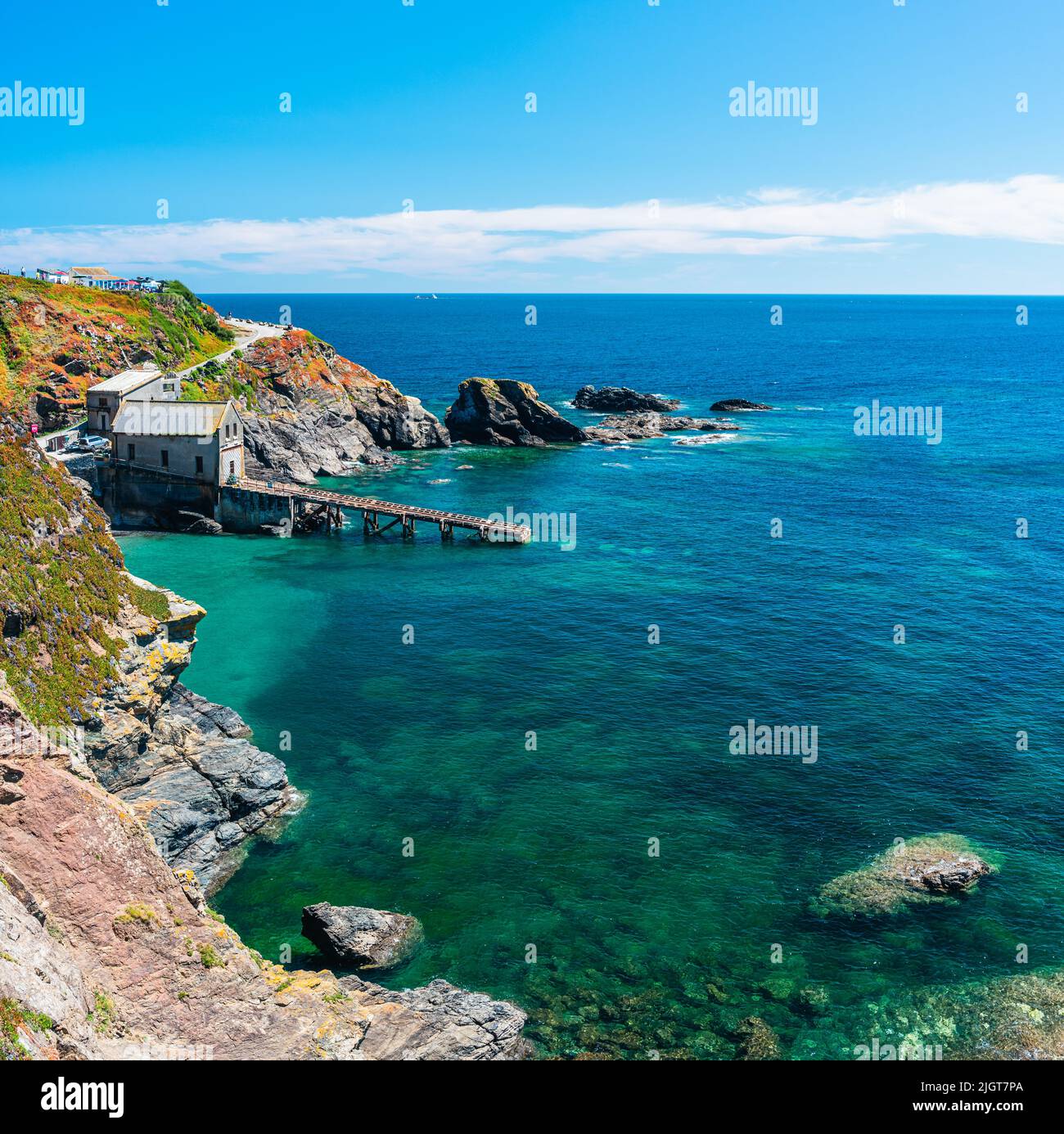 Old Lifeboat Station, Lizard Point, Helston, Cornwall, England Stock ...
