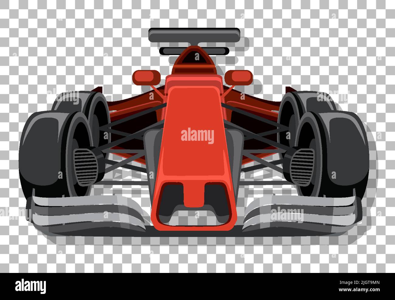 A racing car on grid background illustration Stock Vector Image & Art ...