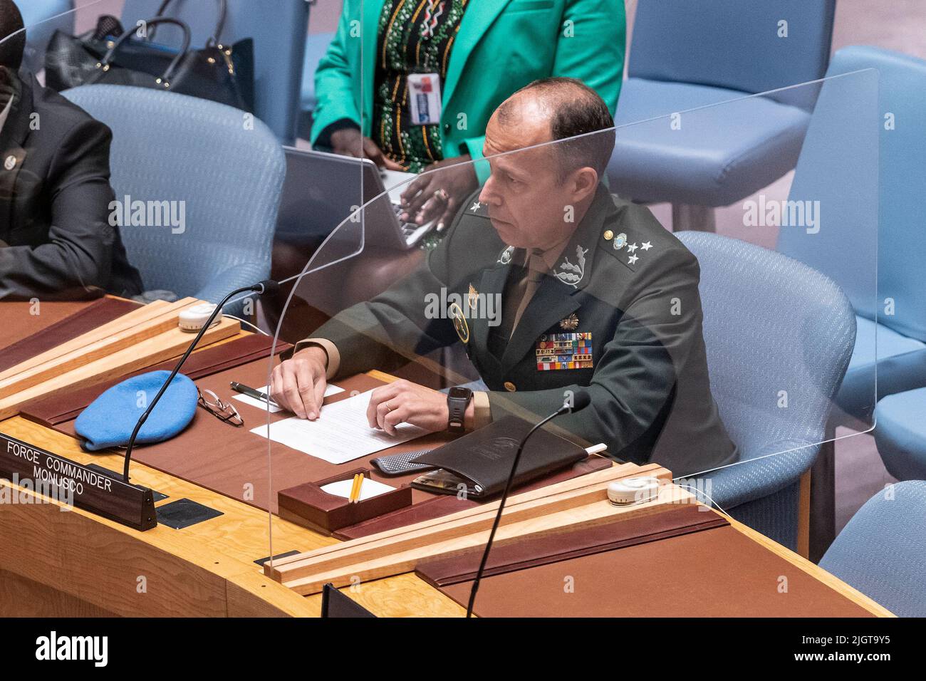 New York, New York, USA. 12th July, 2022. Lieutenant General Marcos De ...