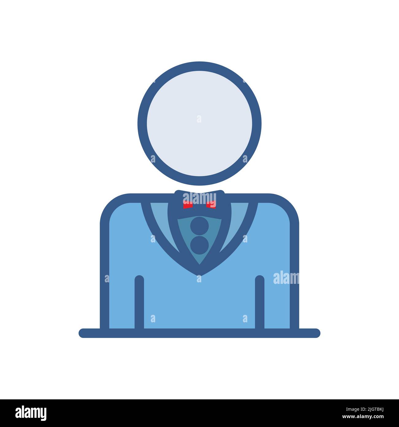 Bridegroom icon. Icon related to wedding. Lineal color icon style ...