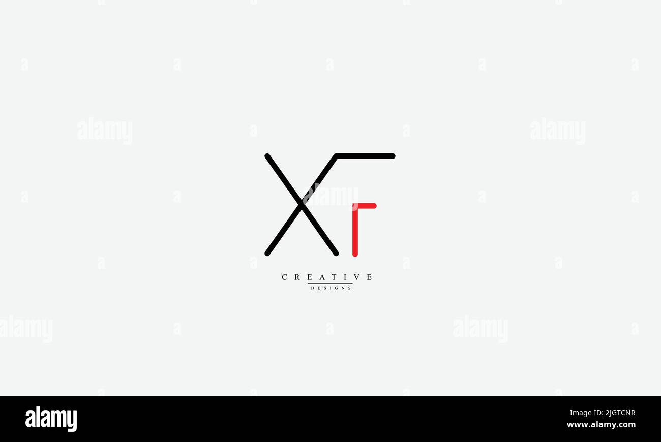 Logo xf Stock Vector Images - Alamy