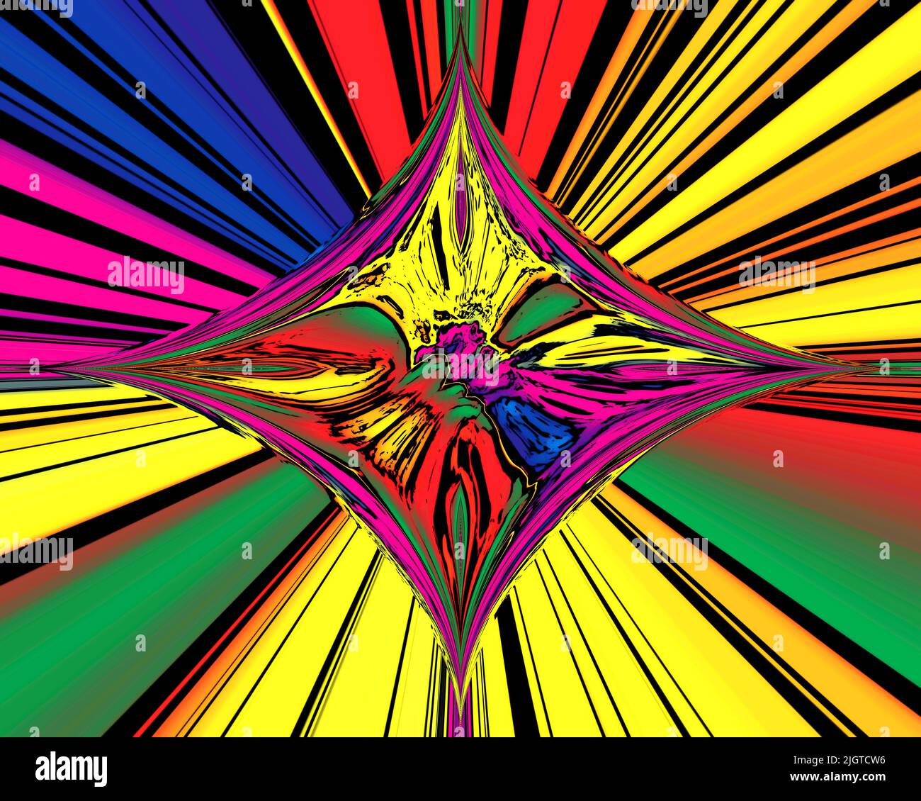 Computer art generated from an original photo taken by myself Stock ...