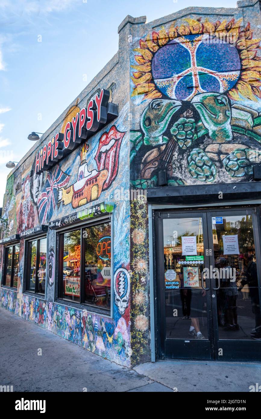 Tucson, AZ, USA - Oct 16, 2021: The Hippie Gypsy Bar Stock Photo - Alamy